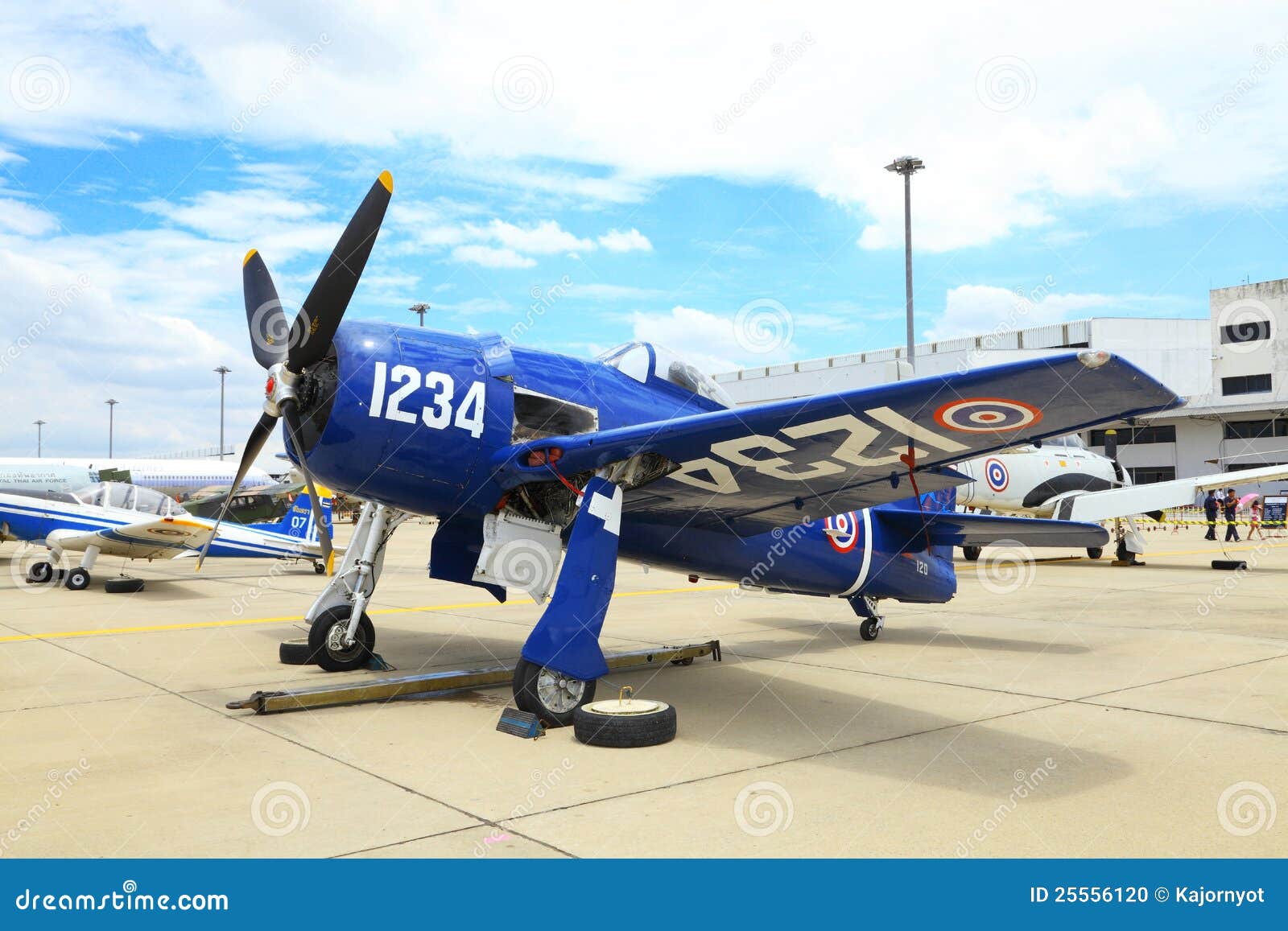 Grumman Bearcat Vintage Aircraft Editorial Photo | CartoonDealer.com ...