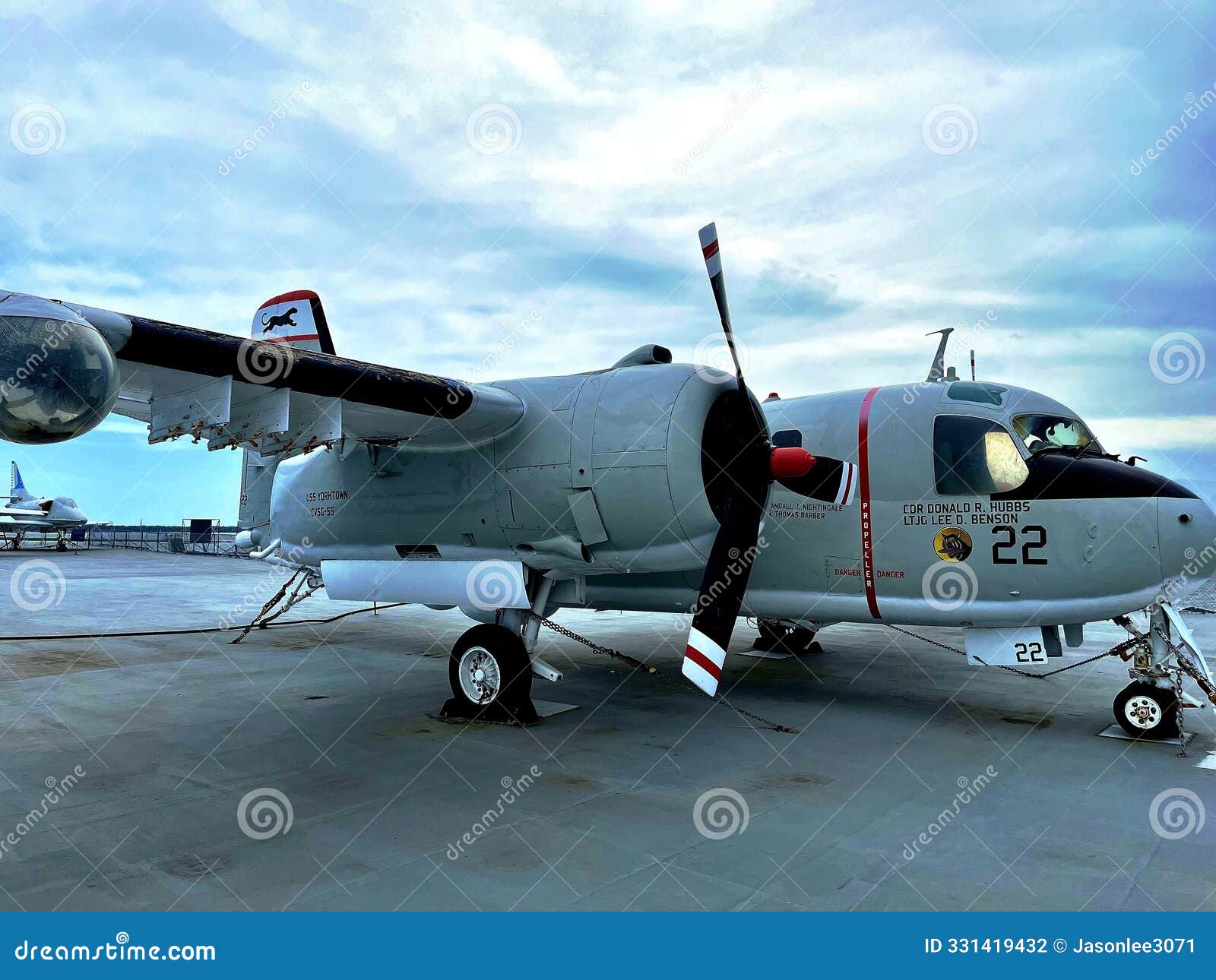 Grumman S-2 Tracker Engine Stock Image | CartoonDealer.com #83071333