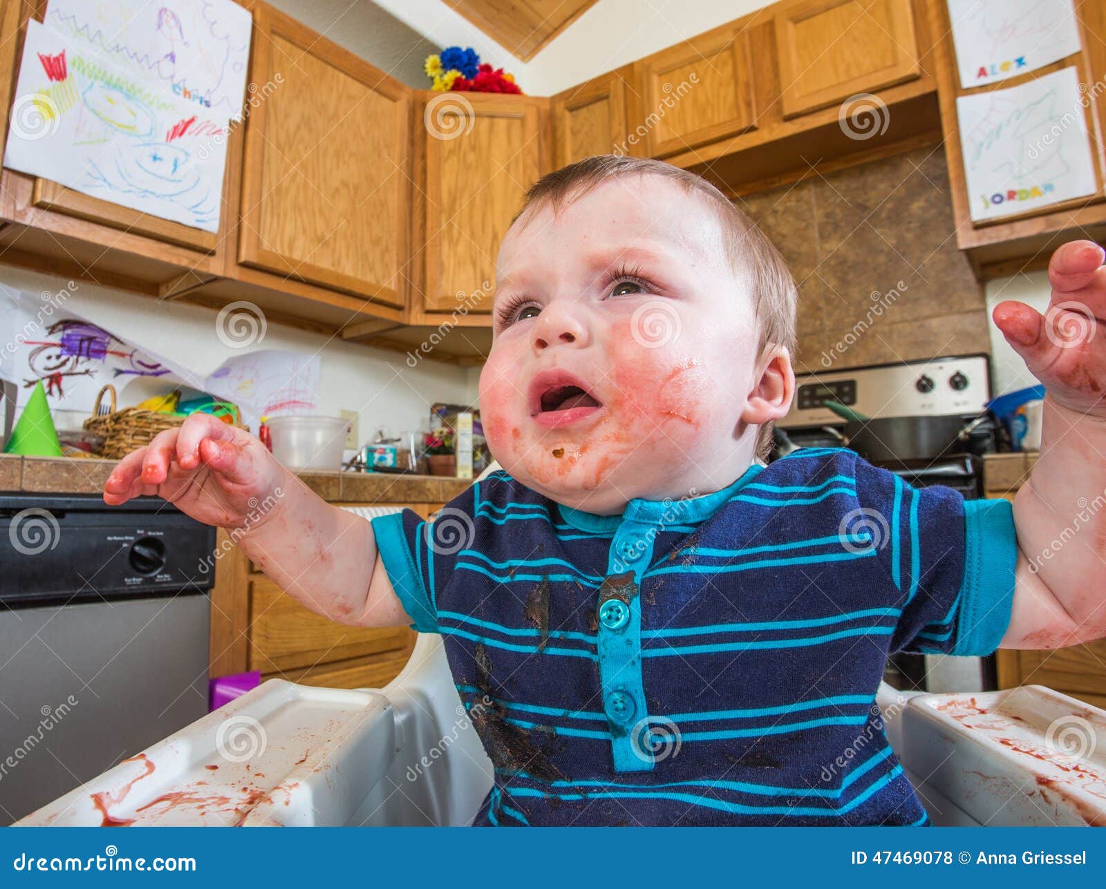 Grumpy Baby stock photo. Image of child, lunch, grumpy - 47469078