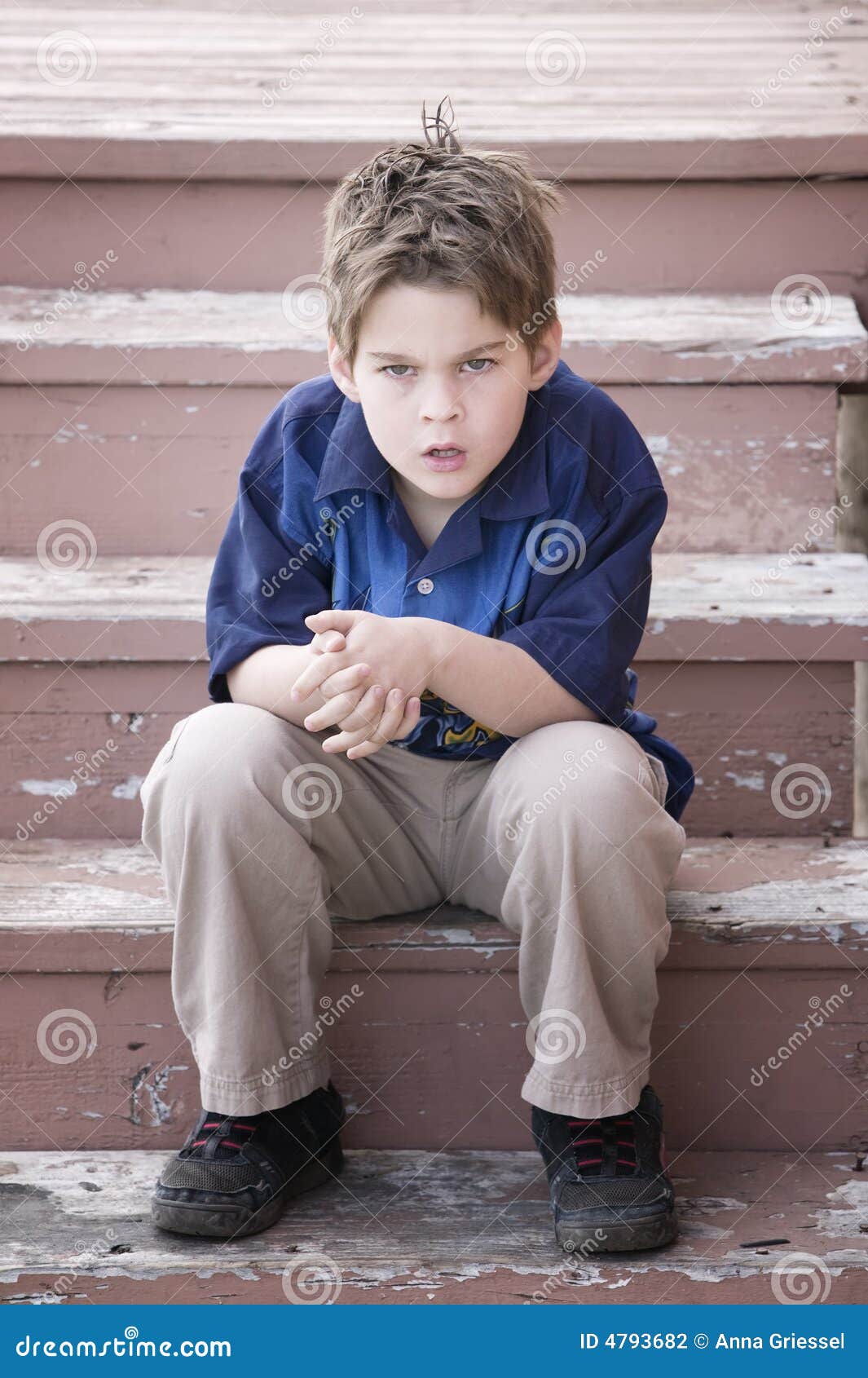 Grumpy Boy Picture. Image: 4793682