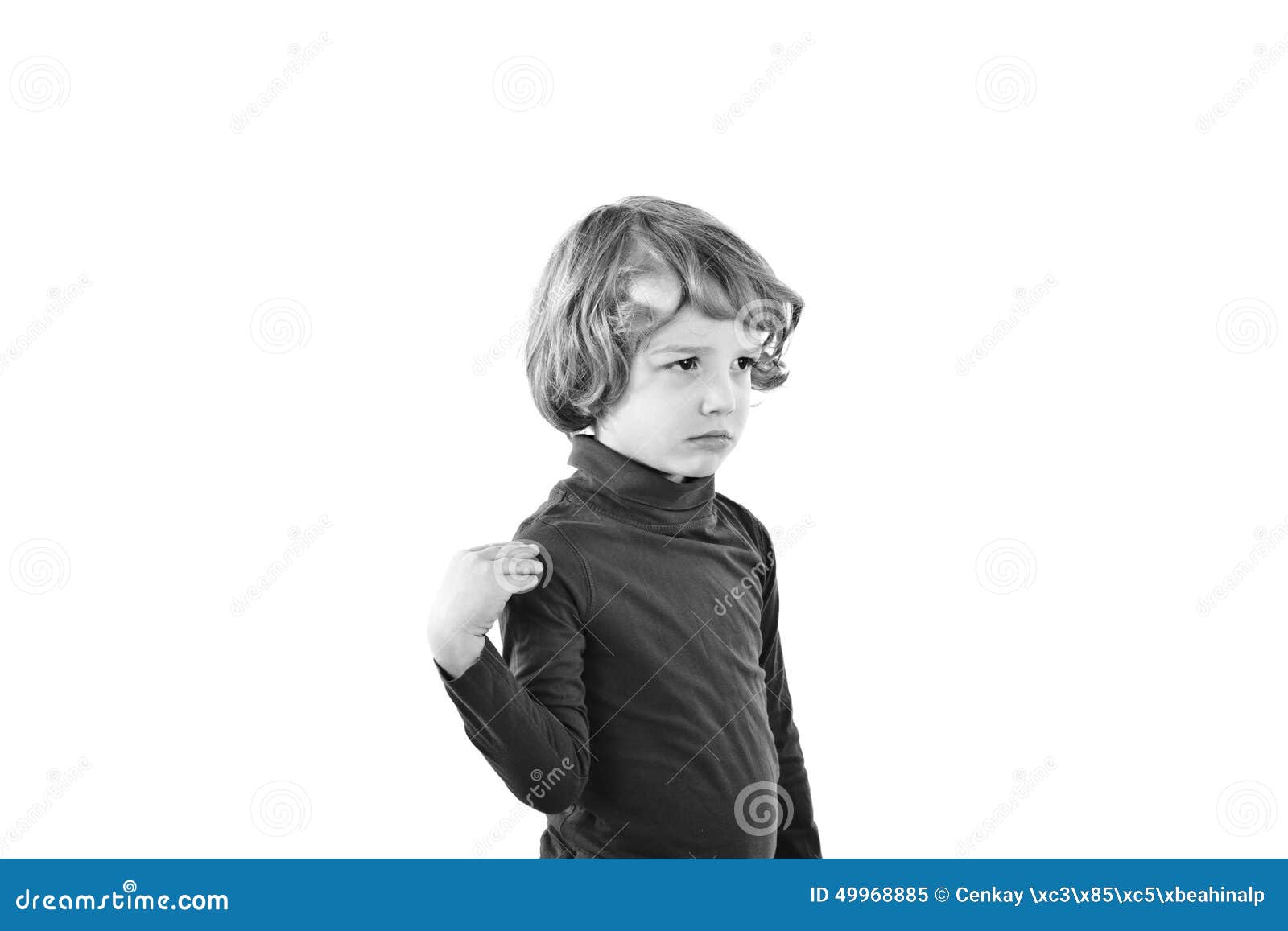 Grumpy child stock image. Image of little, portrait, face - 49968885