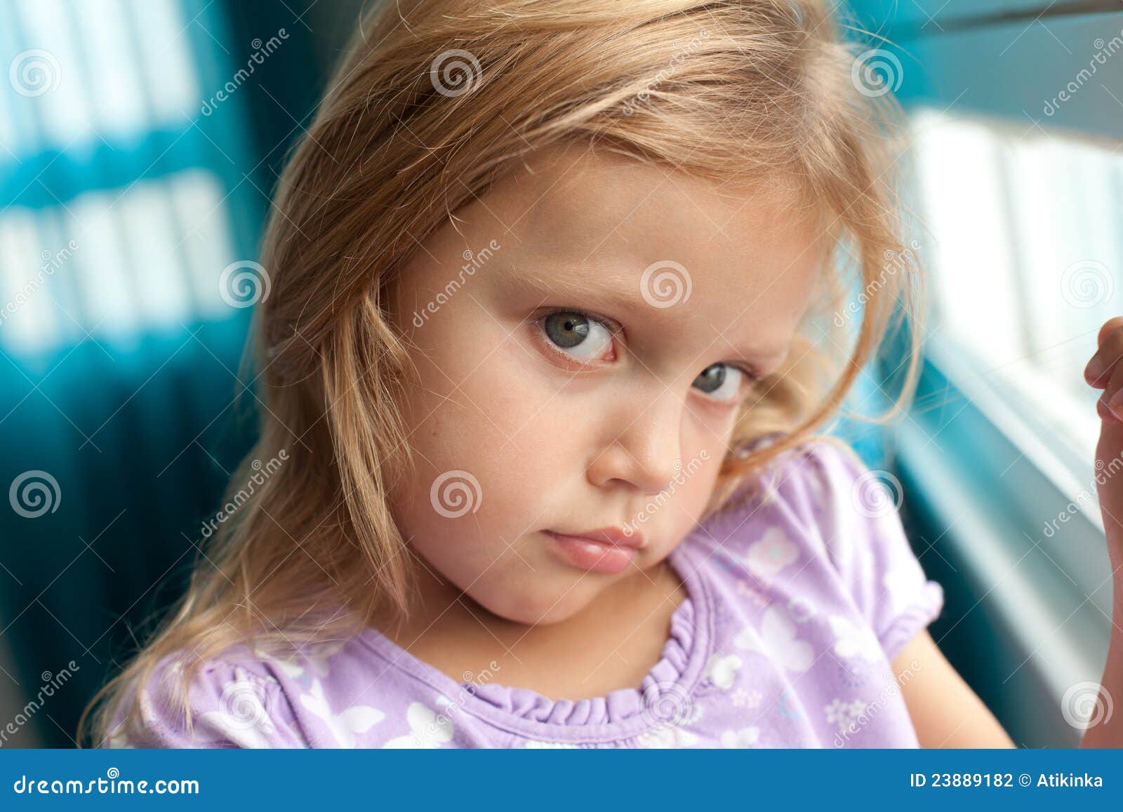 Grumpy girl stock photo. Image of look, children, girl - 23889182