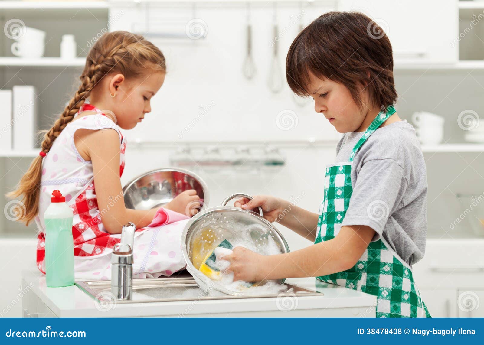 106 Children Doing Dishes Stock Photos - Free & Royalty-Free Stock ...