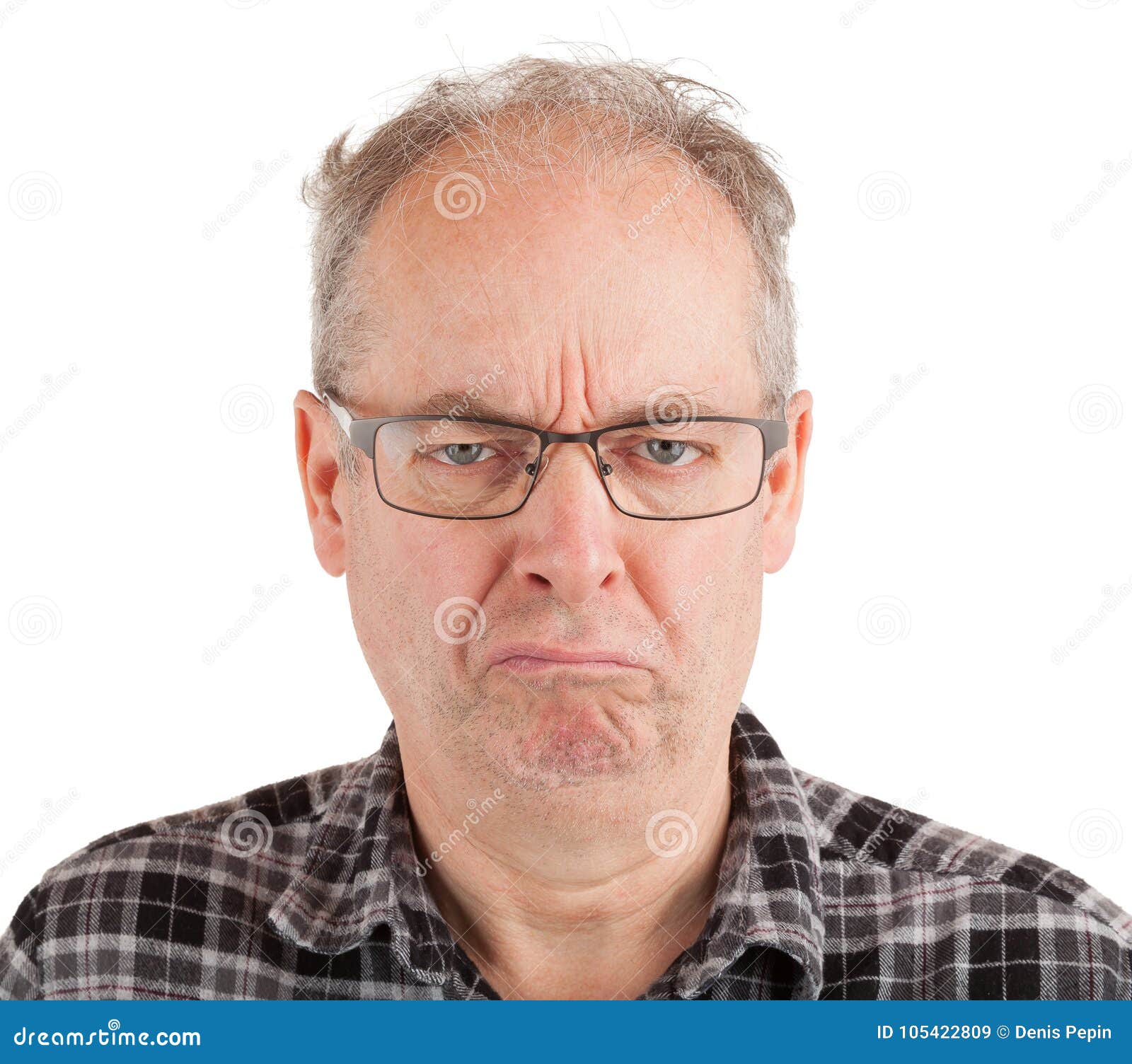 Grumpy Looking Man stock image. Image of antagonize - 105422809