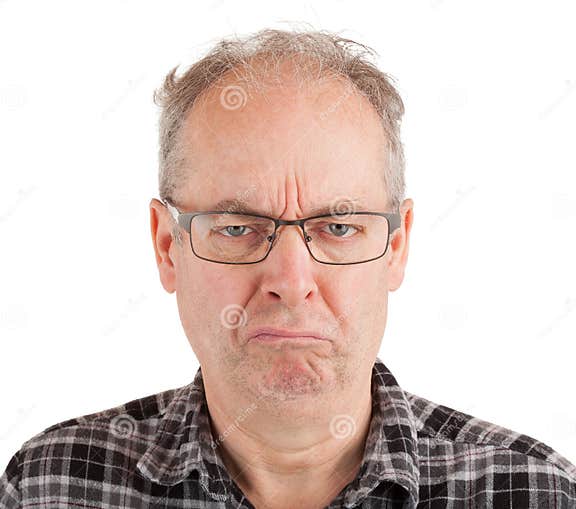 Grumpy Looking Man stock image. Image of antagonize - 105422809