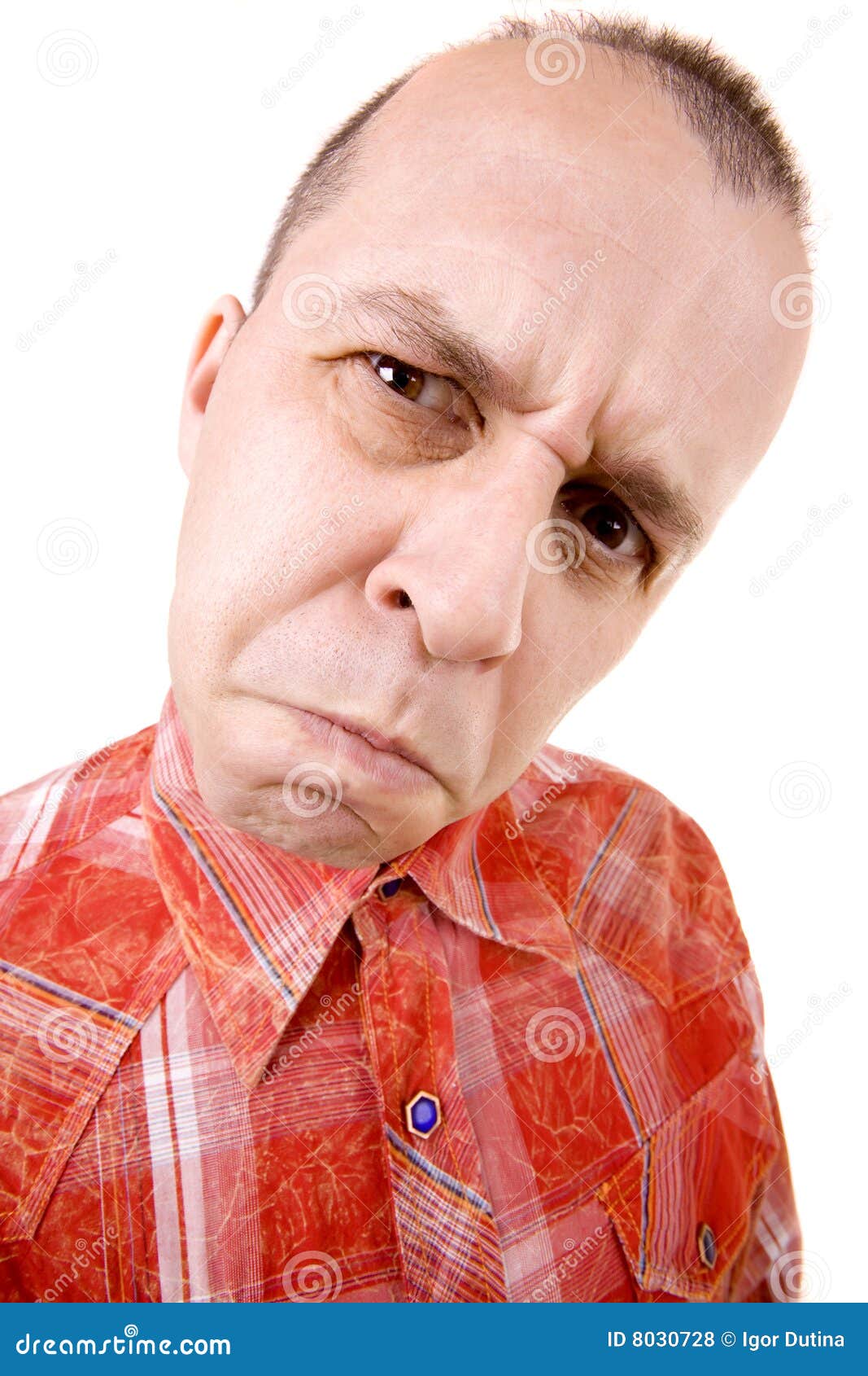 Grumpy Man Royalty Free Stock Photos - Image: 8030728