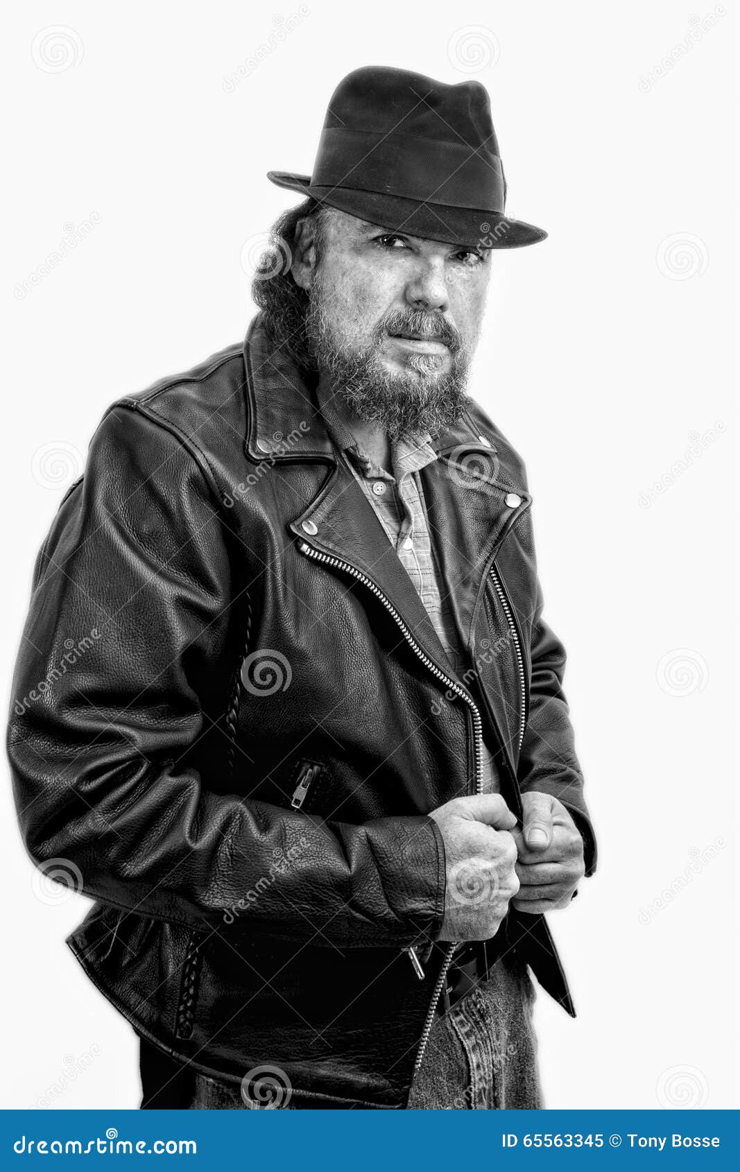 Grumpy Man, Black and White Stock Image - Image of person, bossy: 65563345