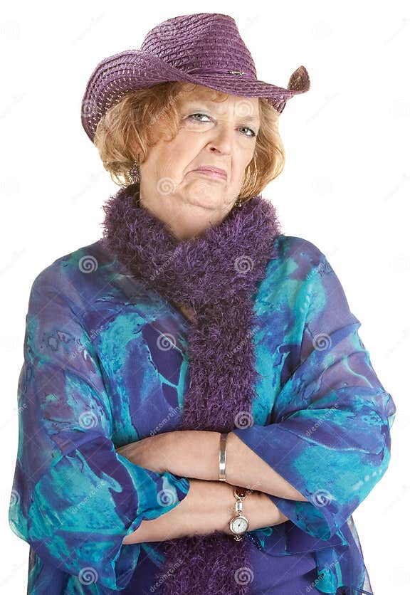 Grumpy Old Lady stock image. Image of negative, character - 26222437