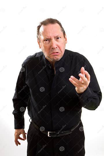 Grumpy Old Man stock photo. Image of grumpy, senior, adult - 23453738