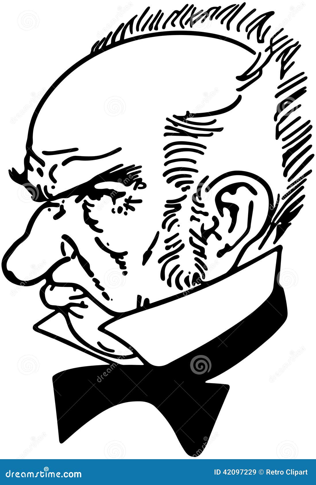 Grumpy Old Man stock vector. Illustration of vintage - 42097229