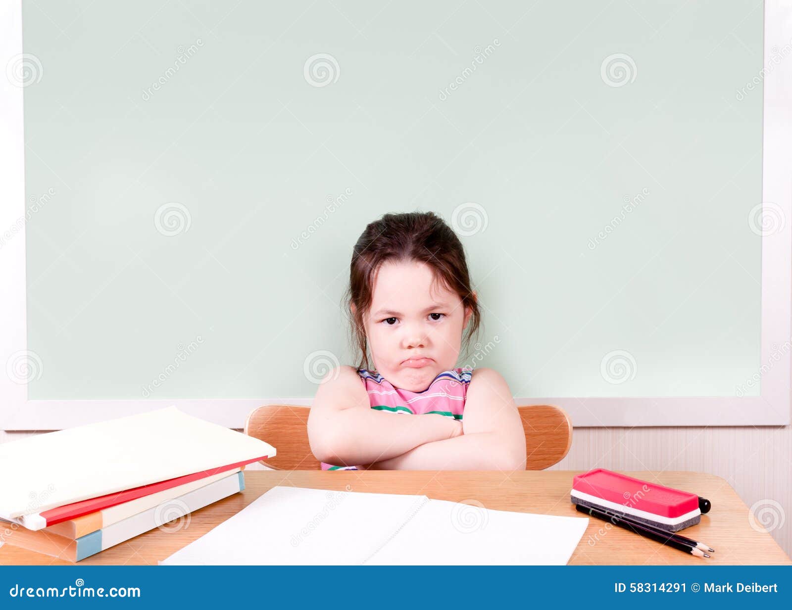 Grumpy Student stock image. Image of education, empty - 58314291