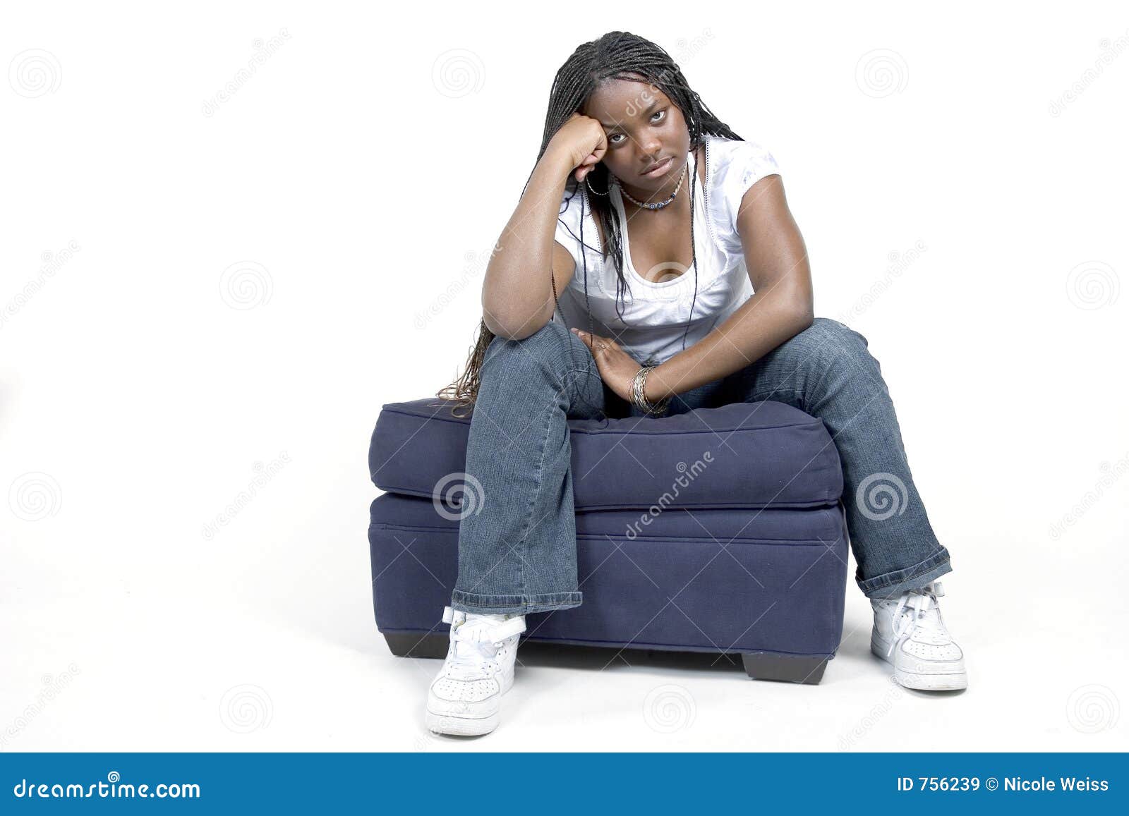Grumpy Teen Girl Royalty-Free Stock Photography | CartoonDealer.com #756239