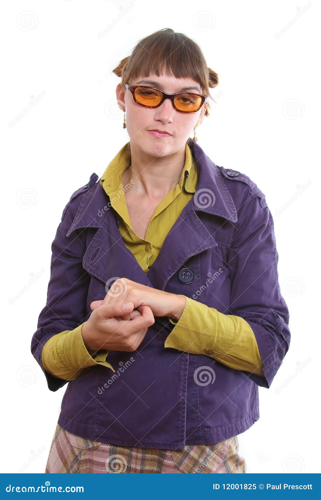 Grumpy woman stock image. Image of devious, portrait - 12001825