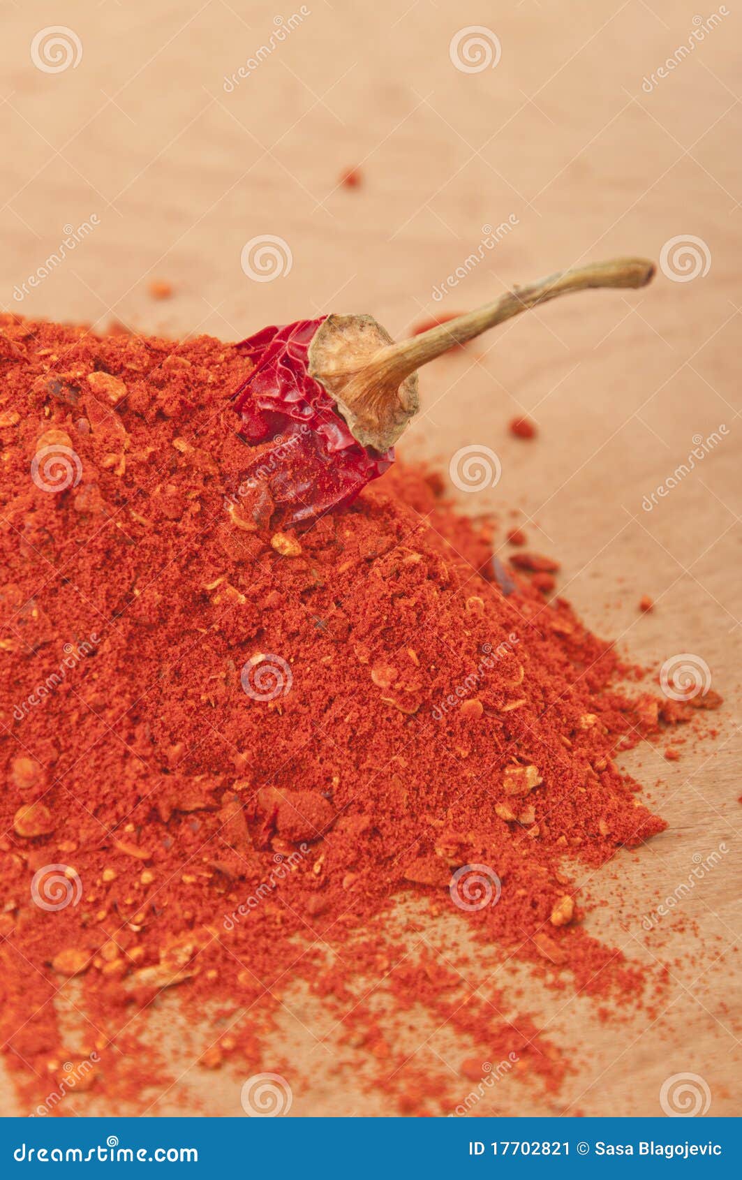 Grundcayennepfeffer, Roter Pfeffer Stockbild - Bild von gewürze, würzig ...