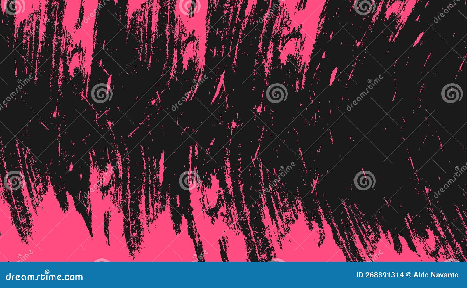 Abstract Pink Grunge Texture in Black Background Stock Vector ...