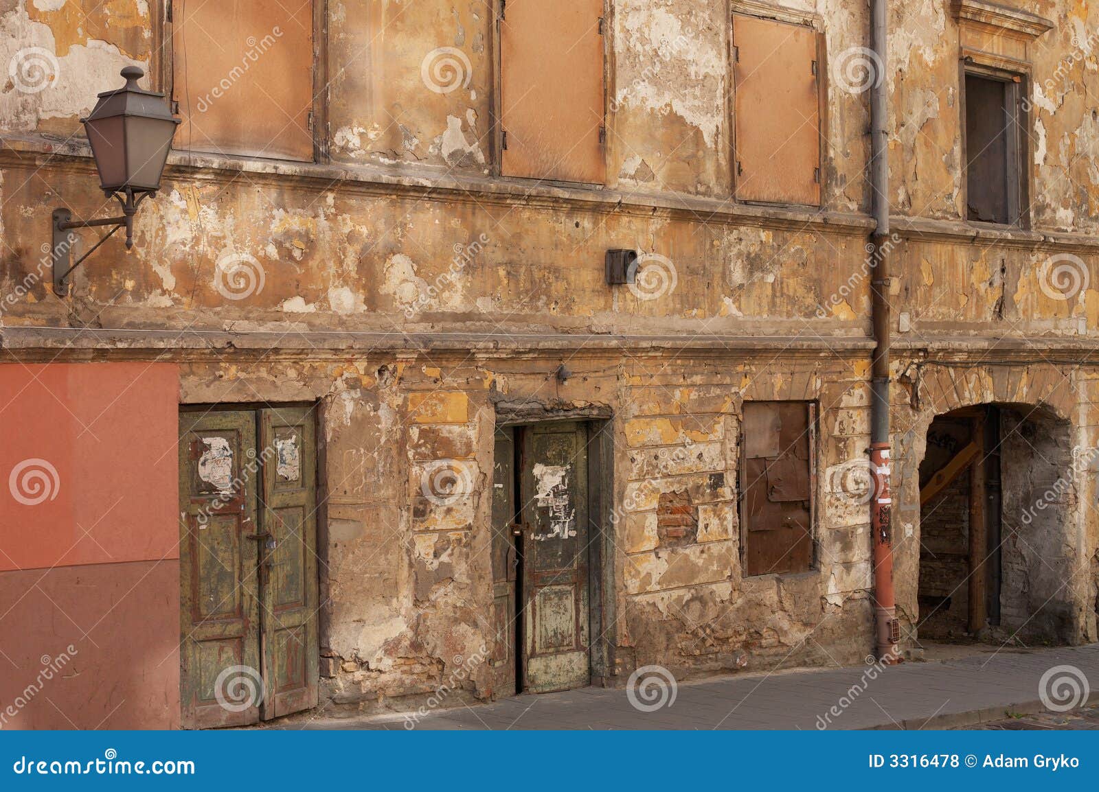 Grunge stock photo. Image of door, weather, build, facade - 3316478