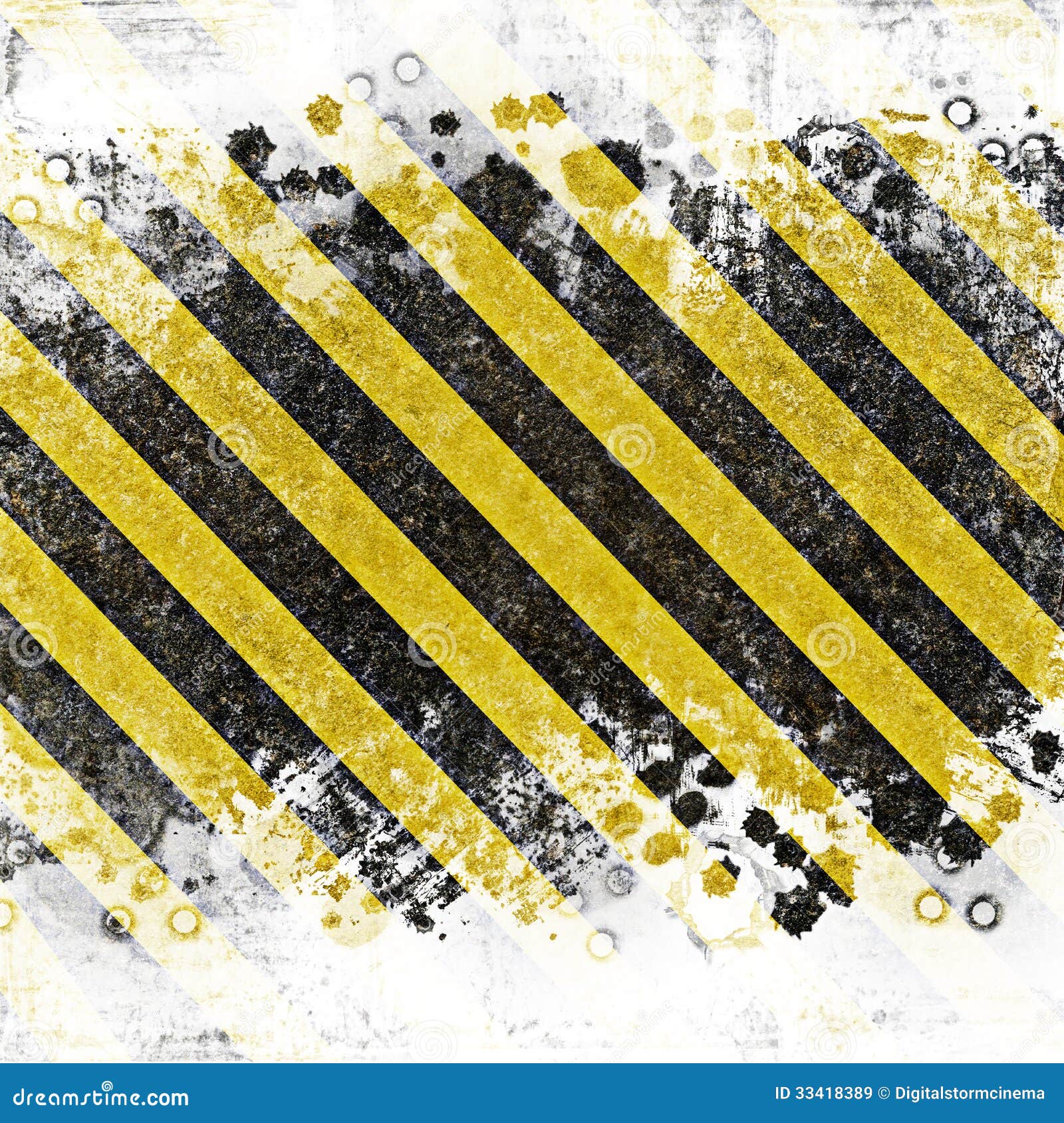 Grunge Abstract Background for Caution or Under Construction ...