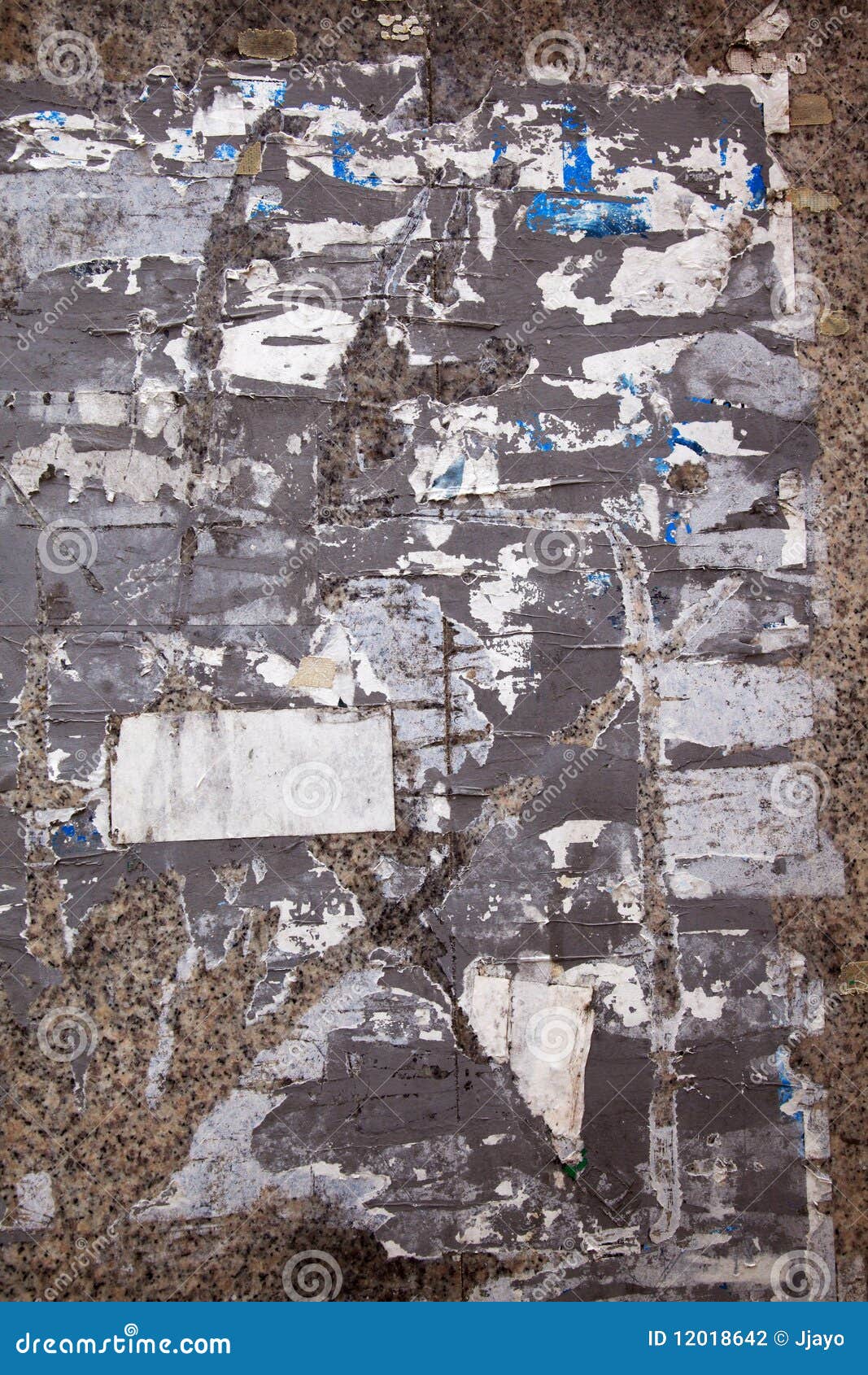 Grunge Abstract Background with Torn Posters Stock Photo - Image of ...