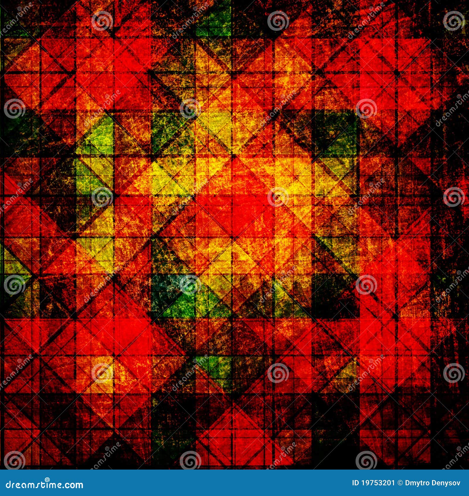 Grunge Abstract Checkerboard Background Stock Illustration ...