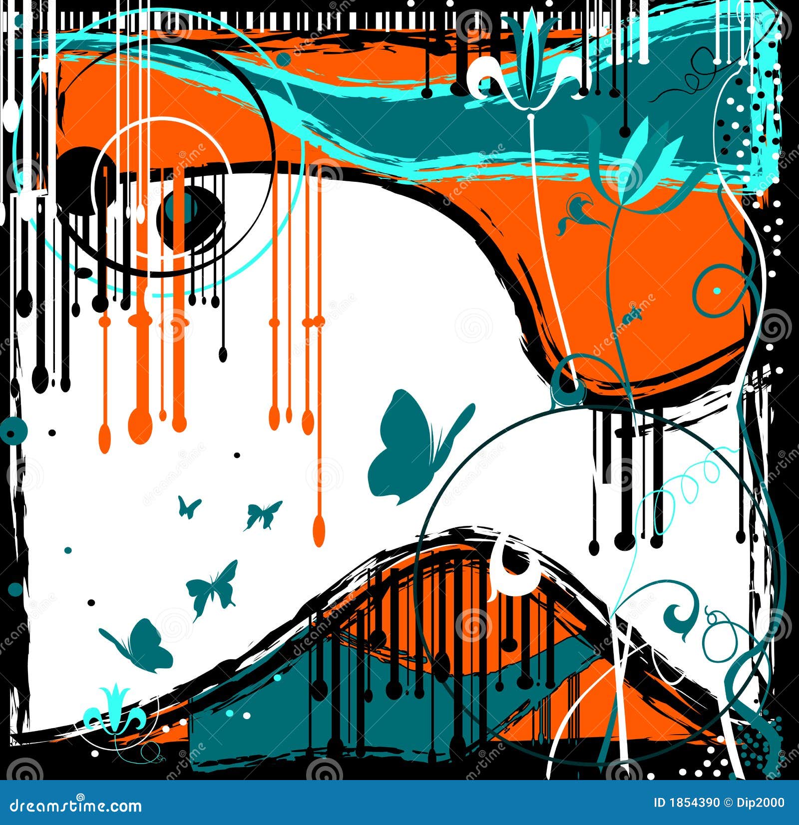 Grunge abstract design stock illustration. Illustration of wallpaper ...