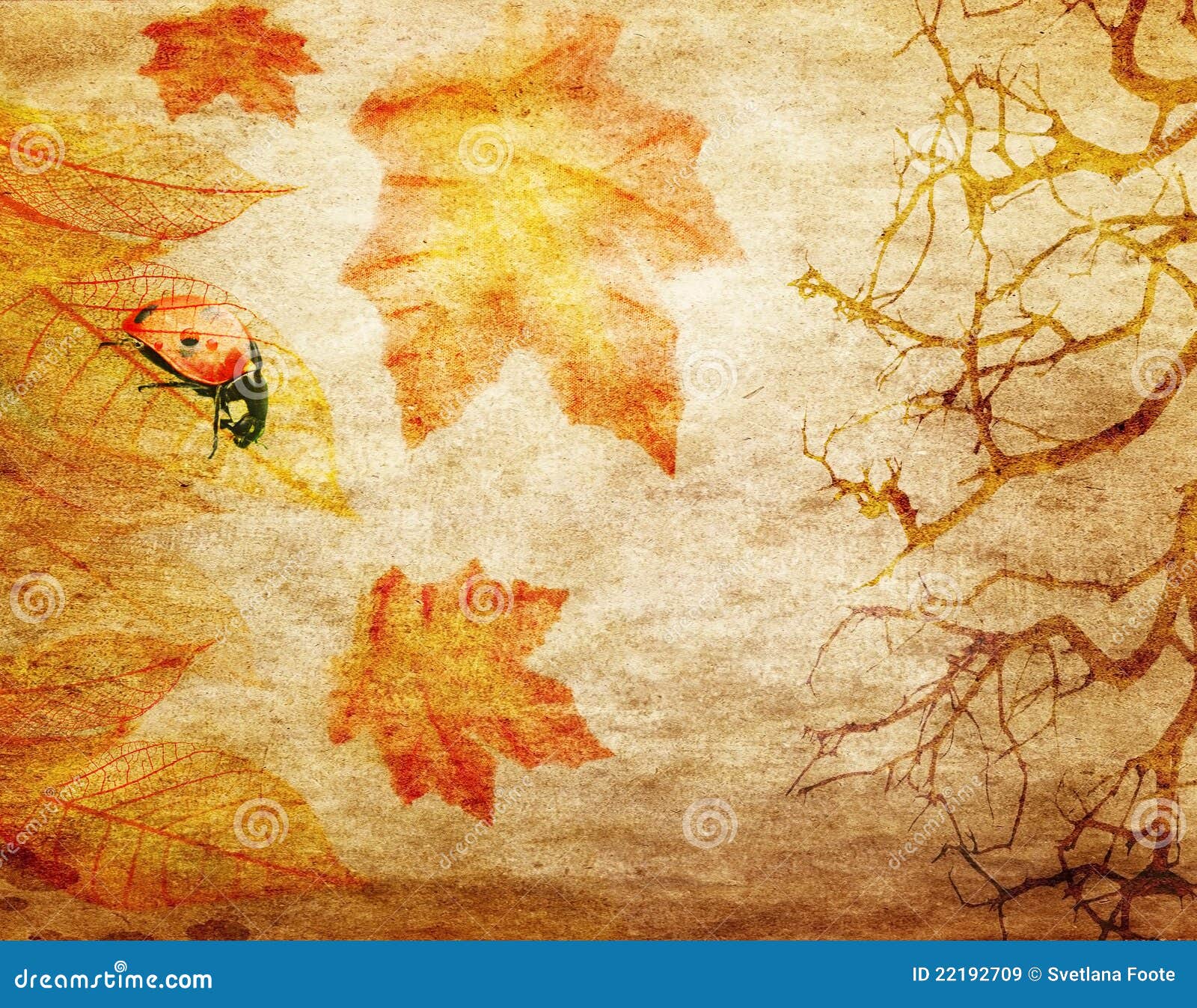 Grunge Abstract Fall Background Stock Illustration - Illustration of ...