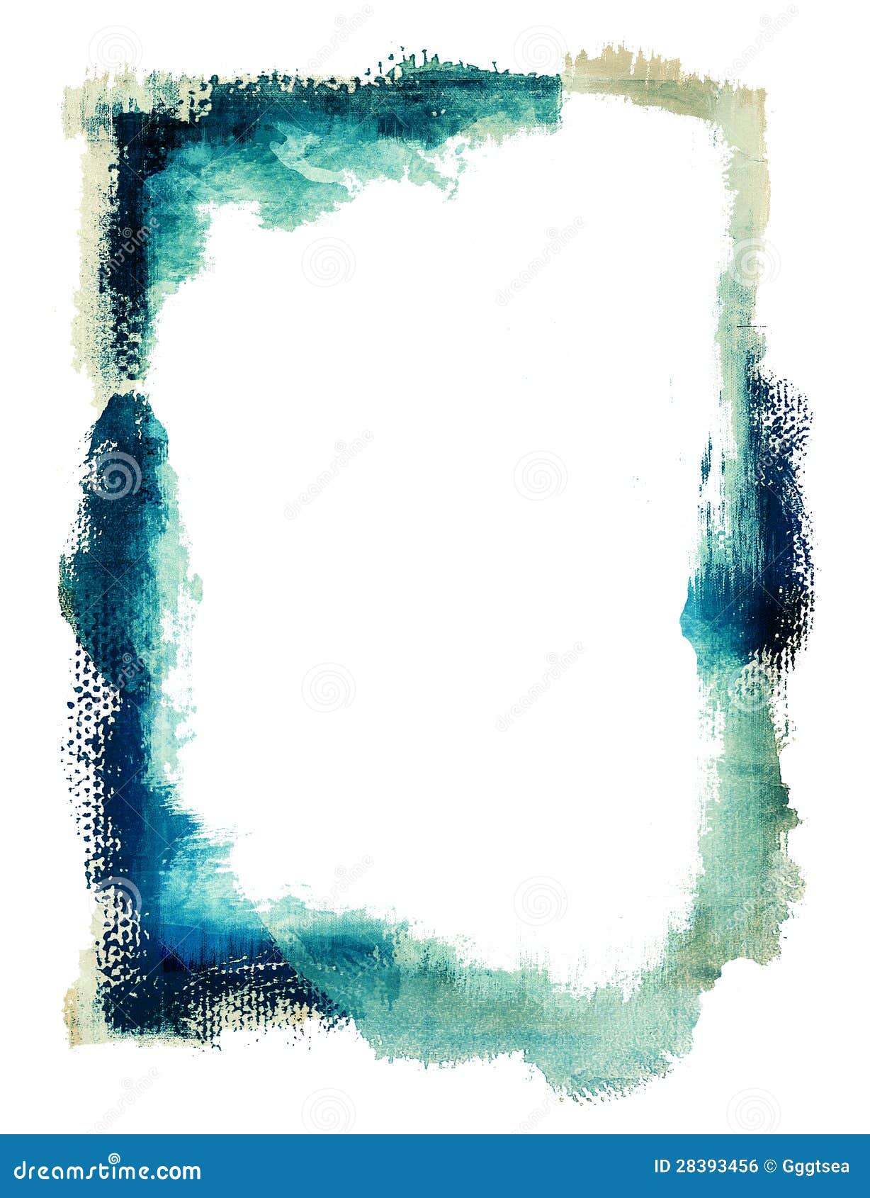 Grunge abstract frame stock illustration. Illustration of watercolor ...