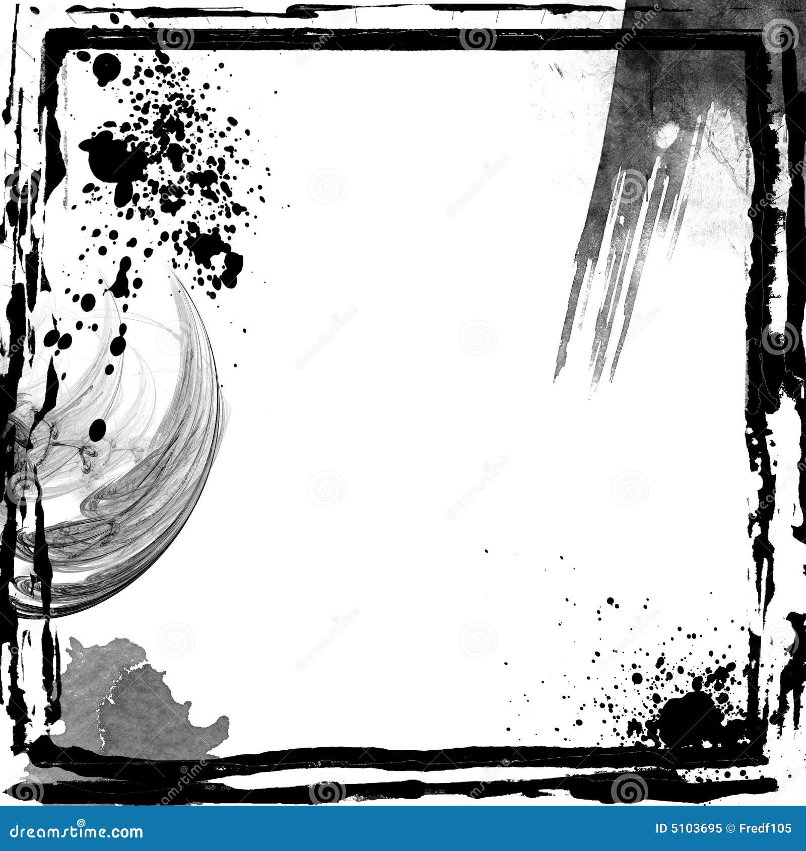 Grunge abstract frame stock illustration. Illustration of artistic ...