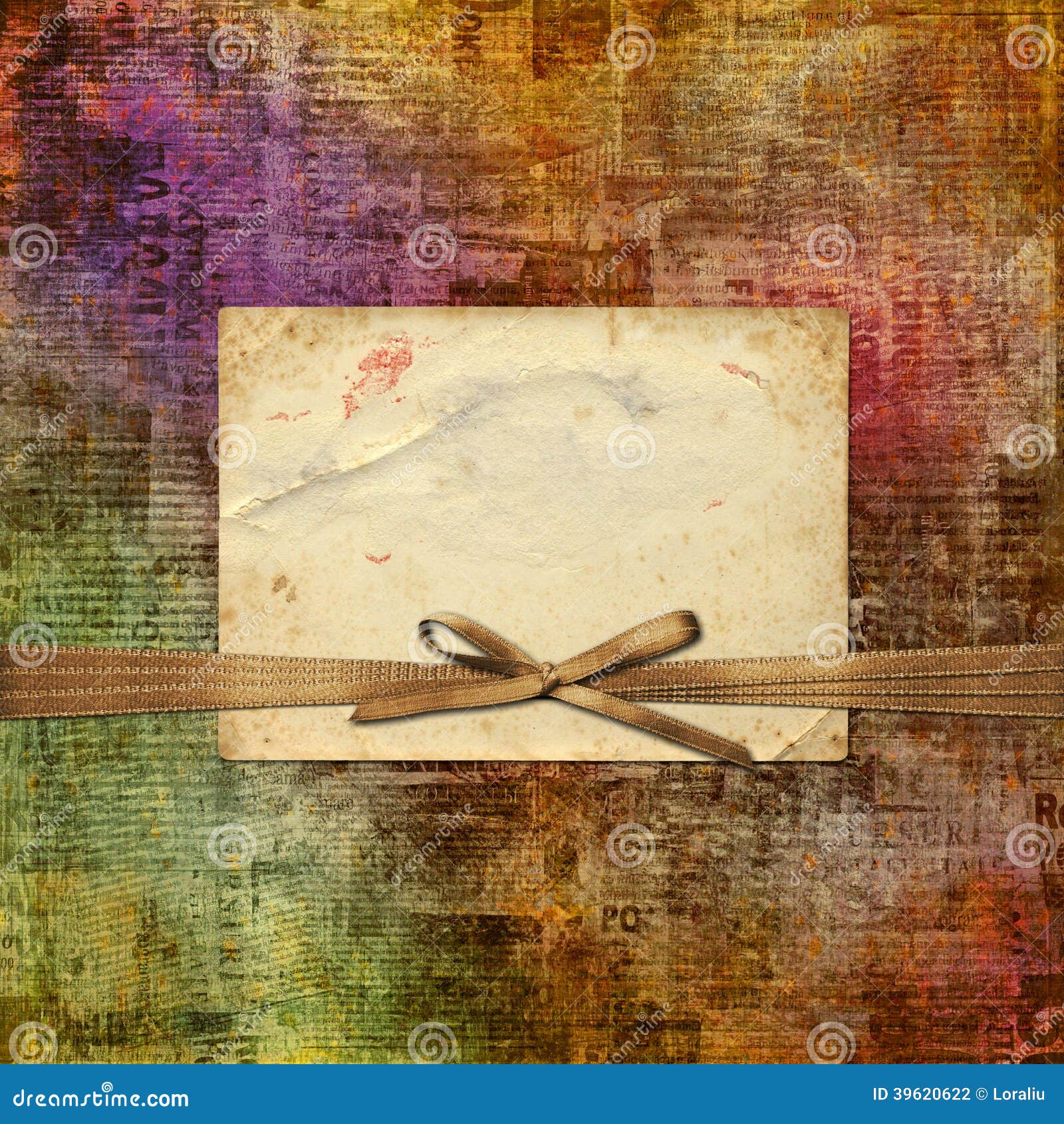 Grunge Abstract Newspaper Background for Design Stock Illustration ...