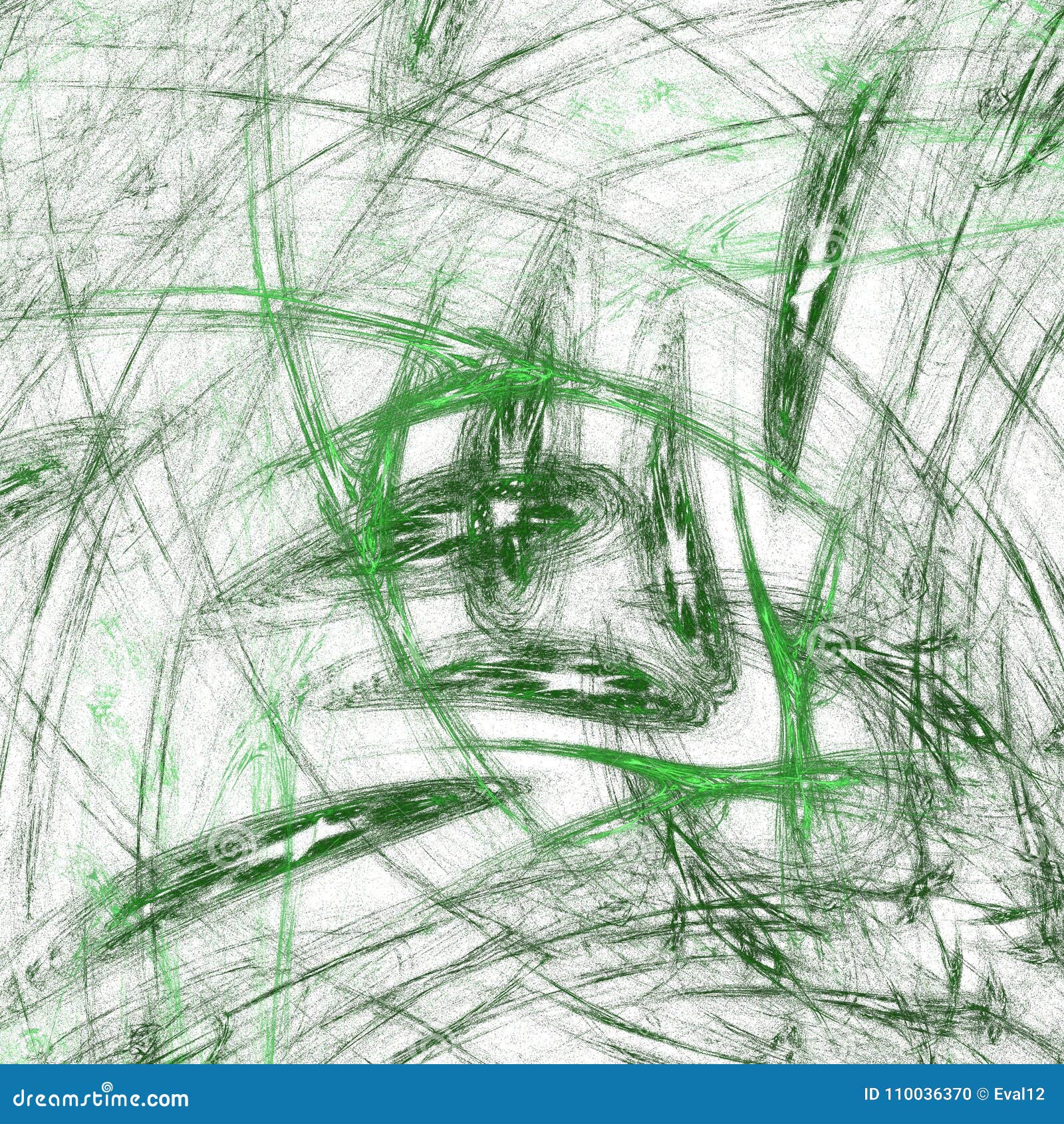 Grunge Abstract Square Green Pattern Stock Illustration - Illustration ...