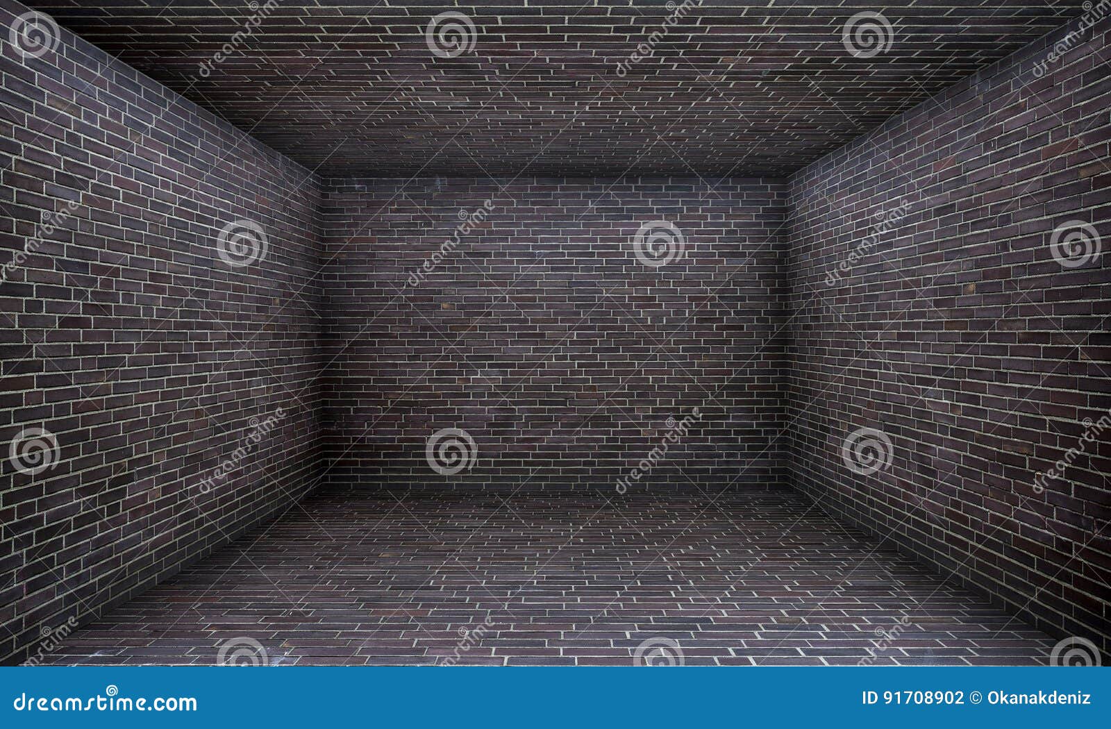 Grunge Abstract Urban Brick Room Stage Background Stock Photo - Image ...