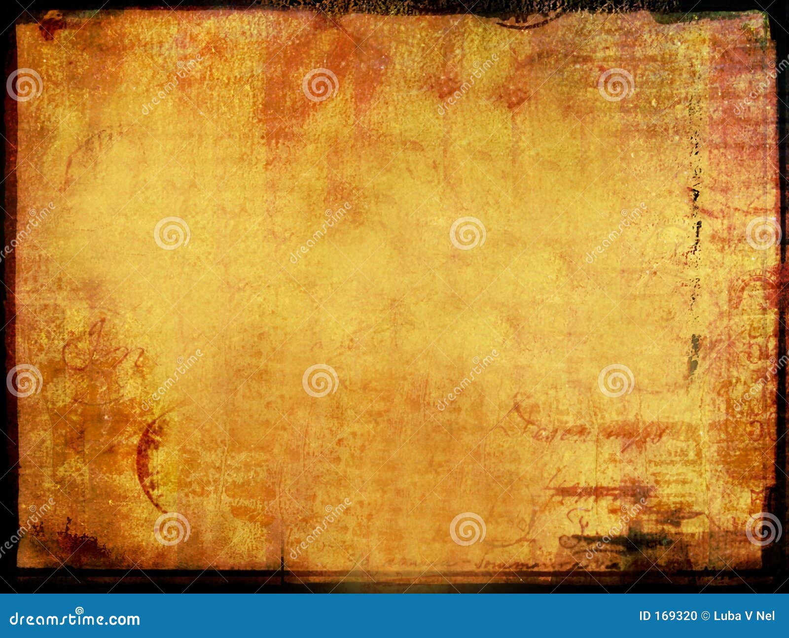 Grunge Aged Letter Sheet Stock Photo | CartoonDealer.com #169320