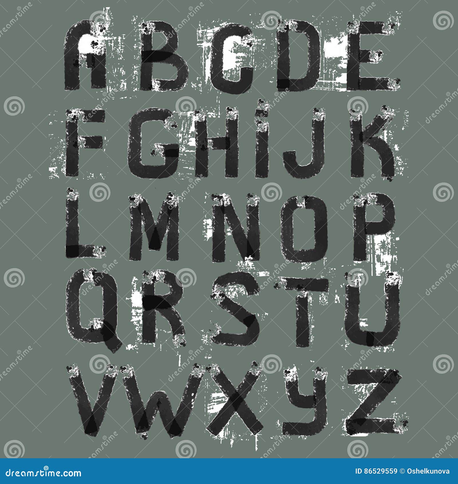 Grunge Alphabet. Hand Drawn Font. Cartoon Vector | CartoonDealer.com ... Grunge Alphabet. Hand Drawn Font. Cartoon Vector | CartoonDealer.com ...