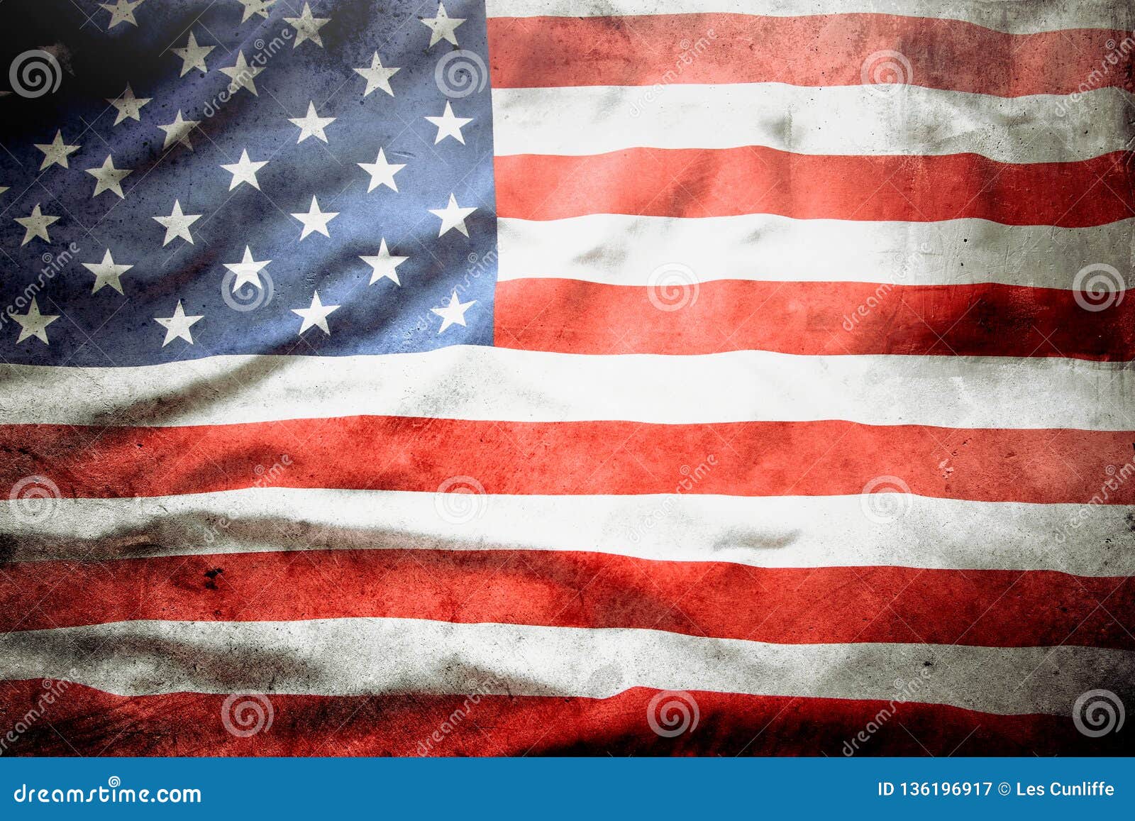 Grunge American flag stock image. Image of independence - 136196917