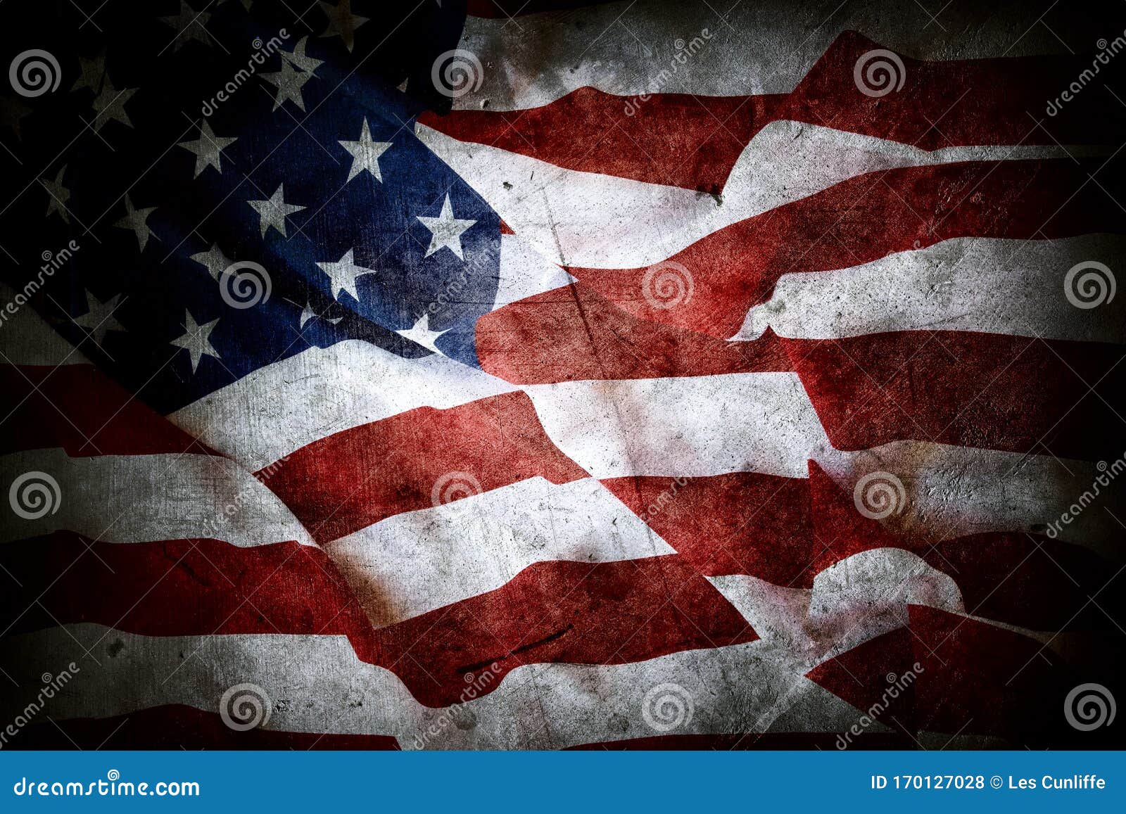 Grunge American flag stock photo. Image of united, grungy - 170127028