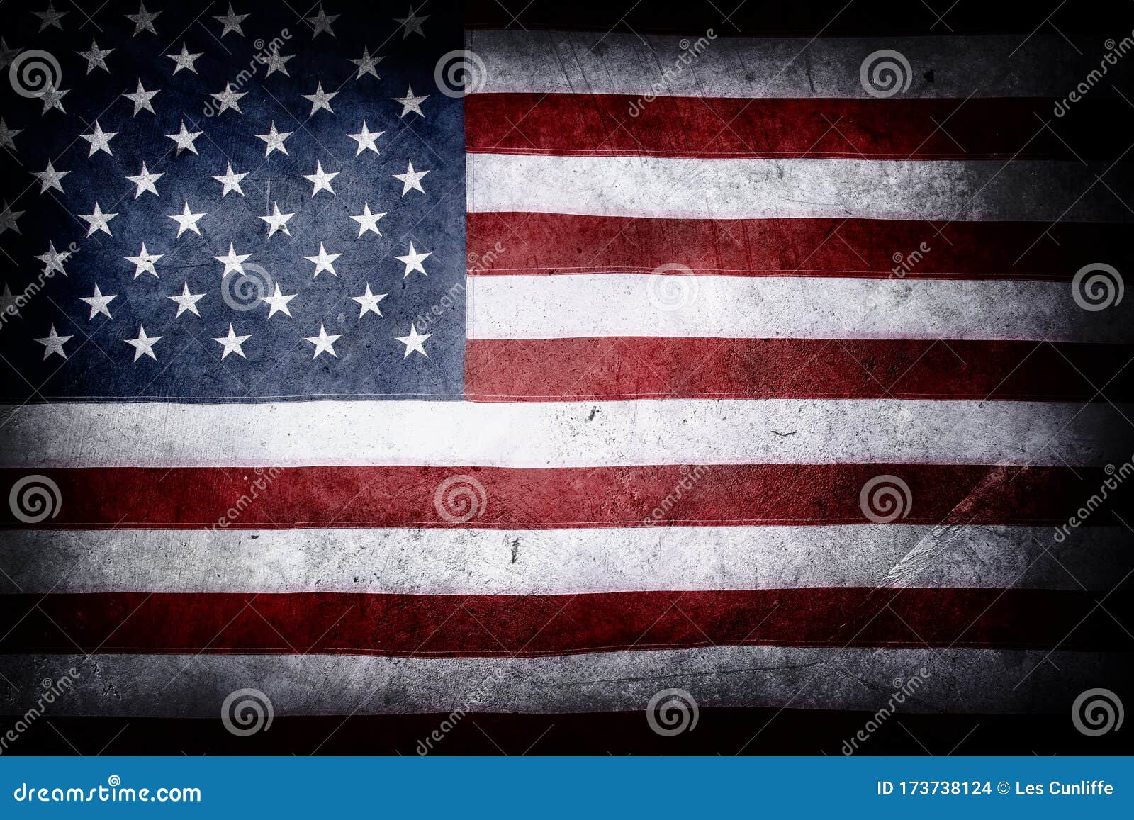 Grunge American flag stock photo. Image of american - 173738124
