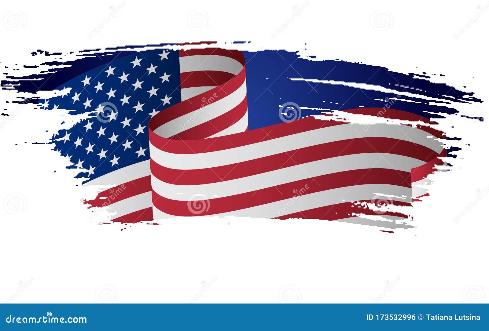 Grunge American Flag. Flag of the USA, the United States of America in ... Grunge American Flag. Flag of the USA, the United States of America in ...