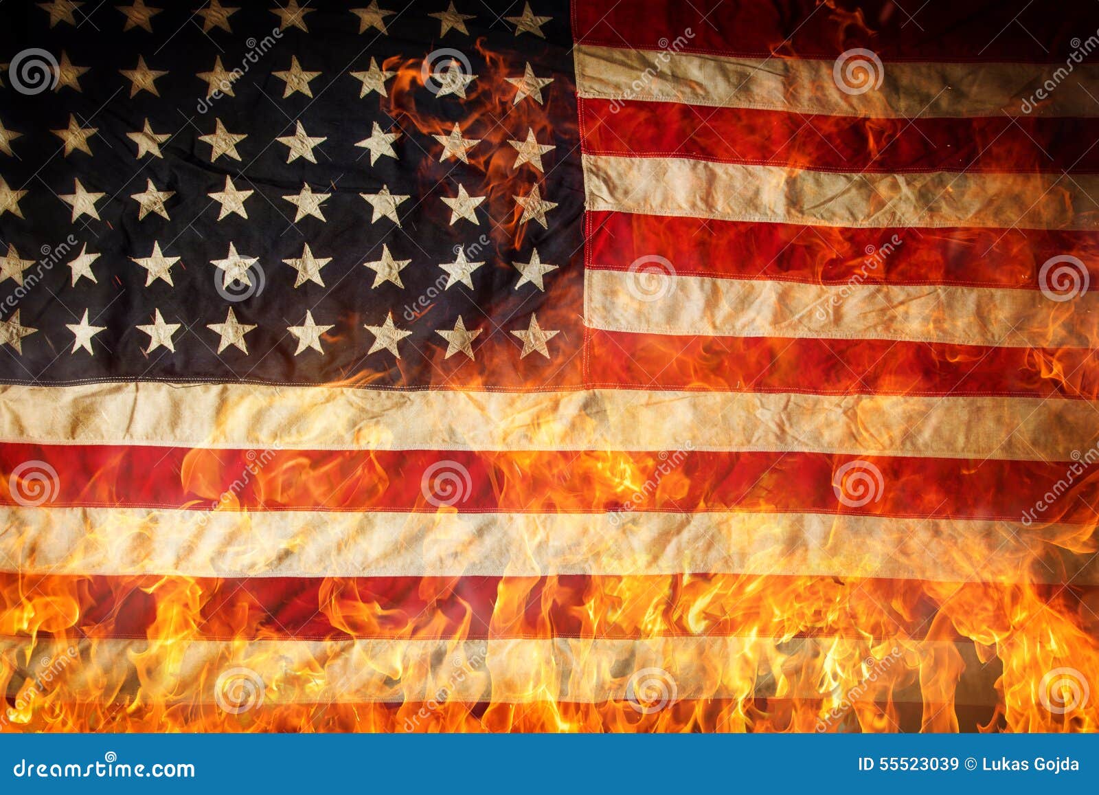 Grunge American Flag, War Concept Stock Image - Image of freedom ...