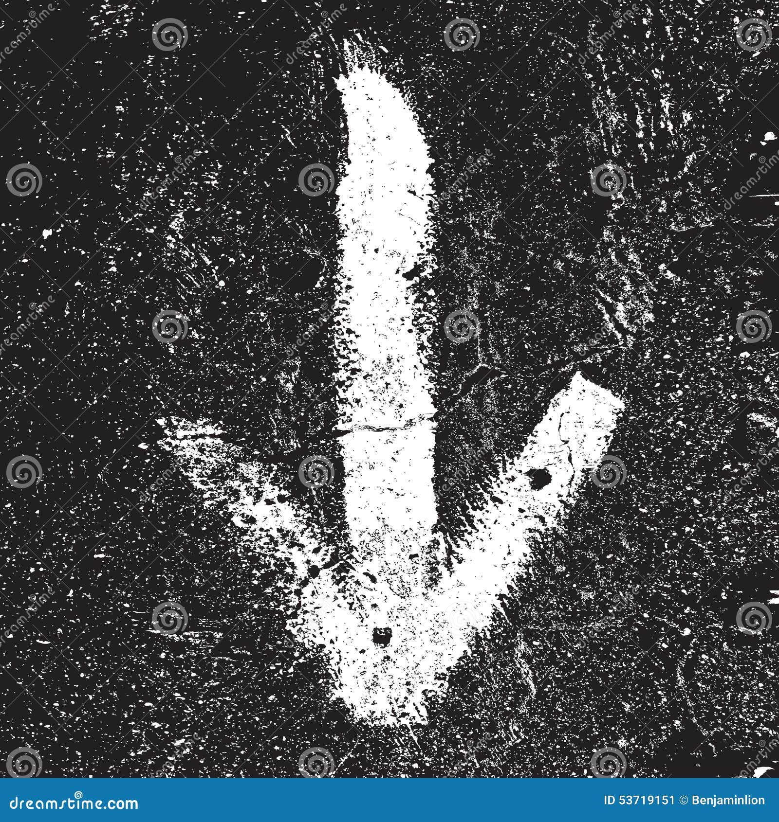 Grunge Arrow stock vector. Illustration of creative, damaged - 53719151