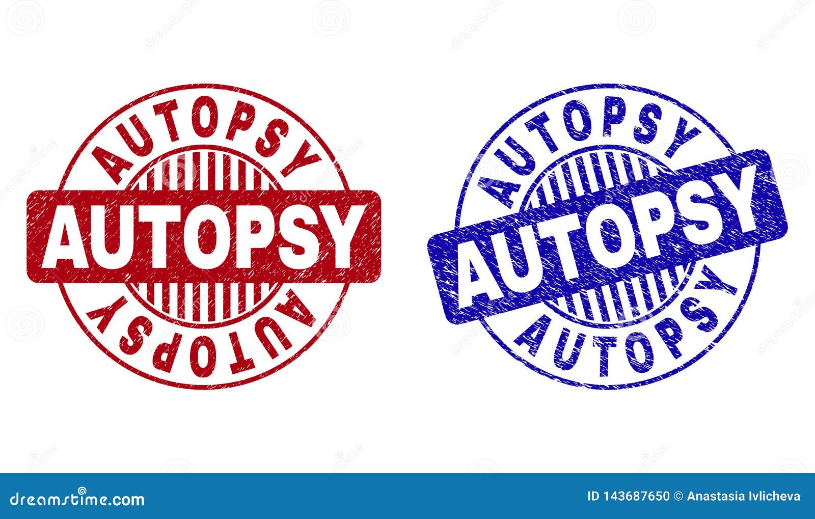 Grunge Autopsy Seal And Linear Human Anatomy Icon Vector Illustration ... Grunge Autopsy Seal And Linear Human Anatomy Icon Vector Illustration ...