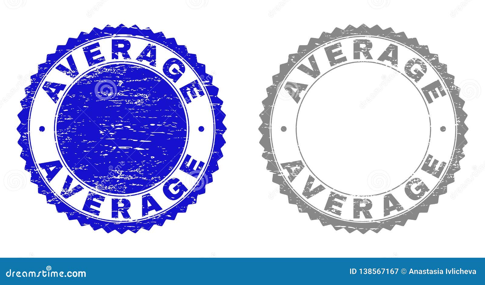 Textured AVERAGE Scratched Stamps Stock Vector - Illustration of ...