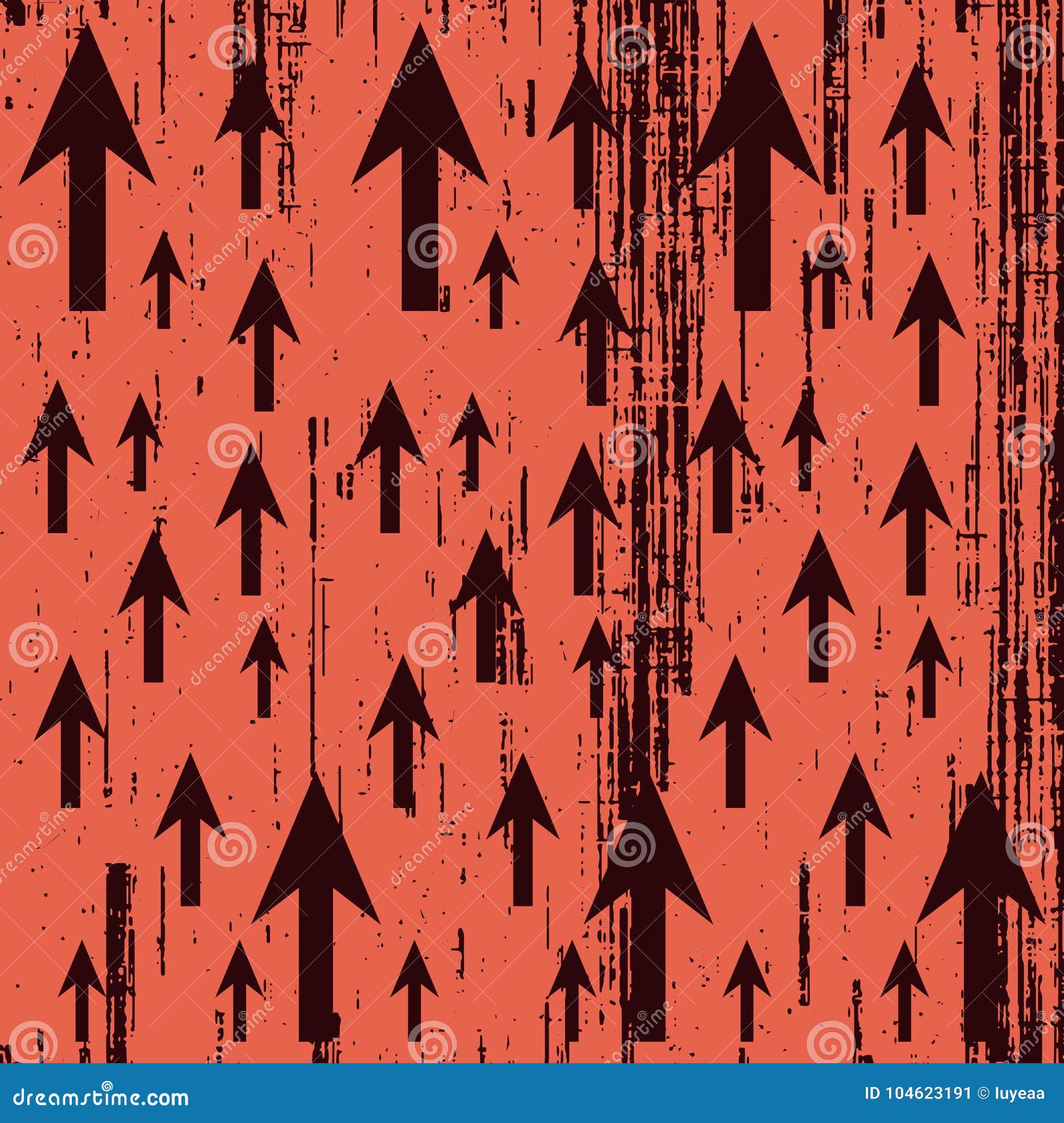 Grunge Background with Arrows. Vector Stock Vector - Illustration of ...
