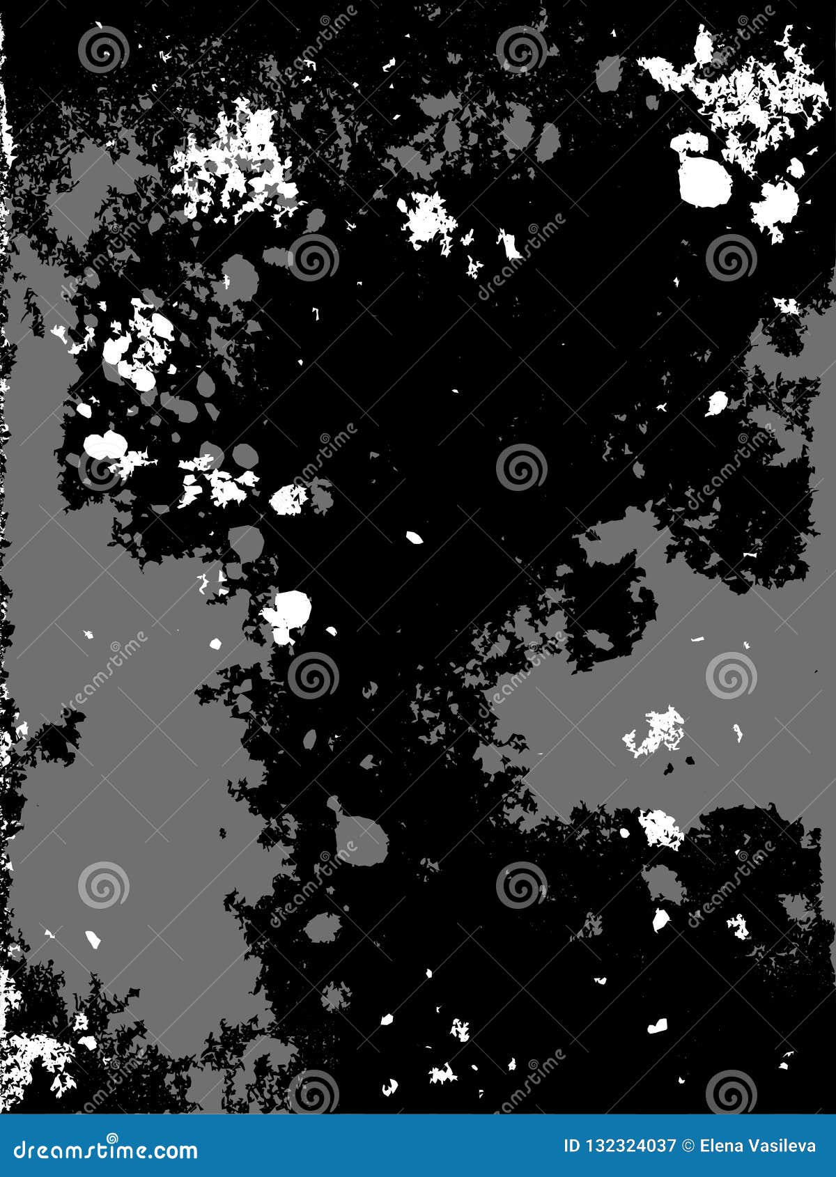 Grunge Background Black and White. Vector Abstract Dirty Pattern. Stock ...