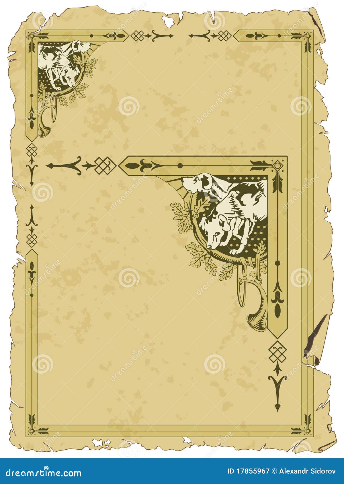 Hunting Border Clip Art