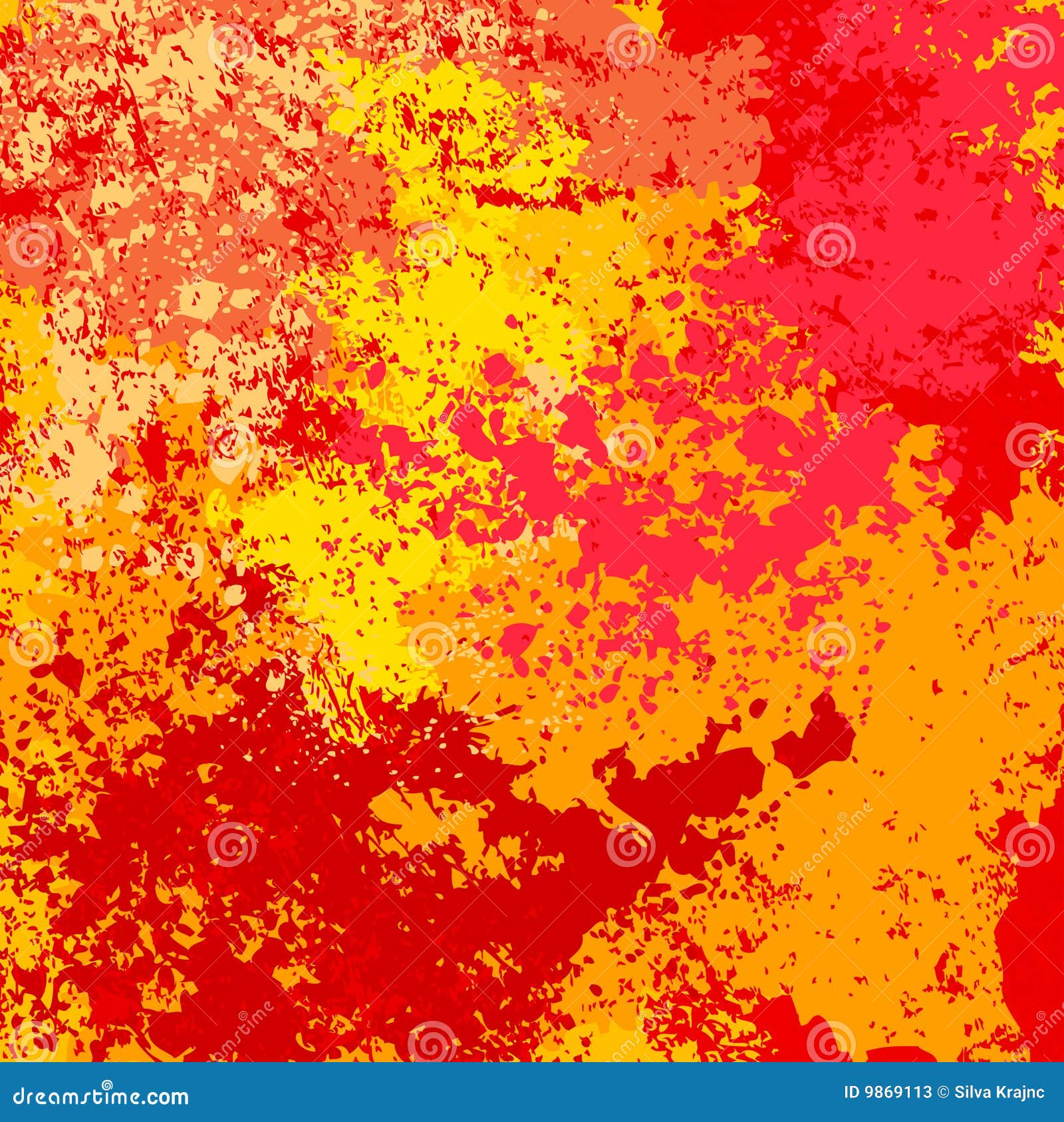 Grunge Background in Bright Colors Stock Vector - Illustration of ...