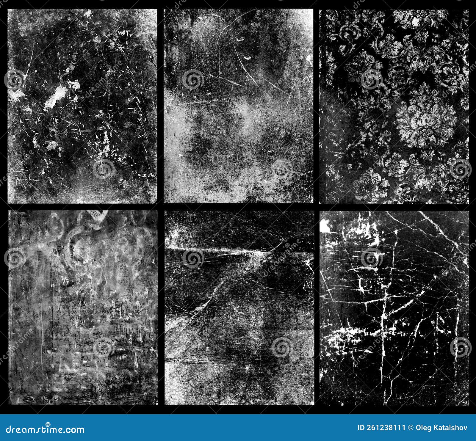 Grunge Background Compilation. Cracked Structure Effect. Rough Grunge ...