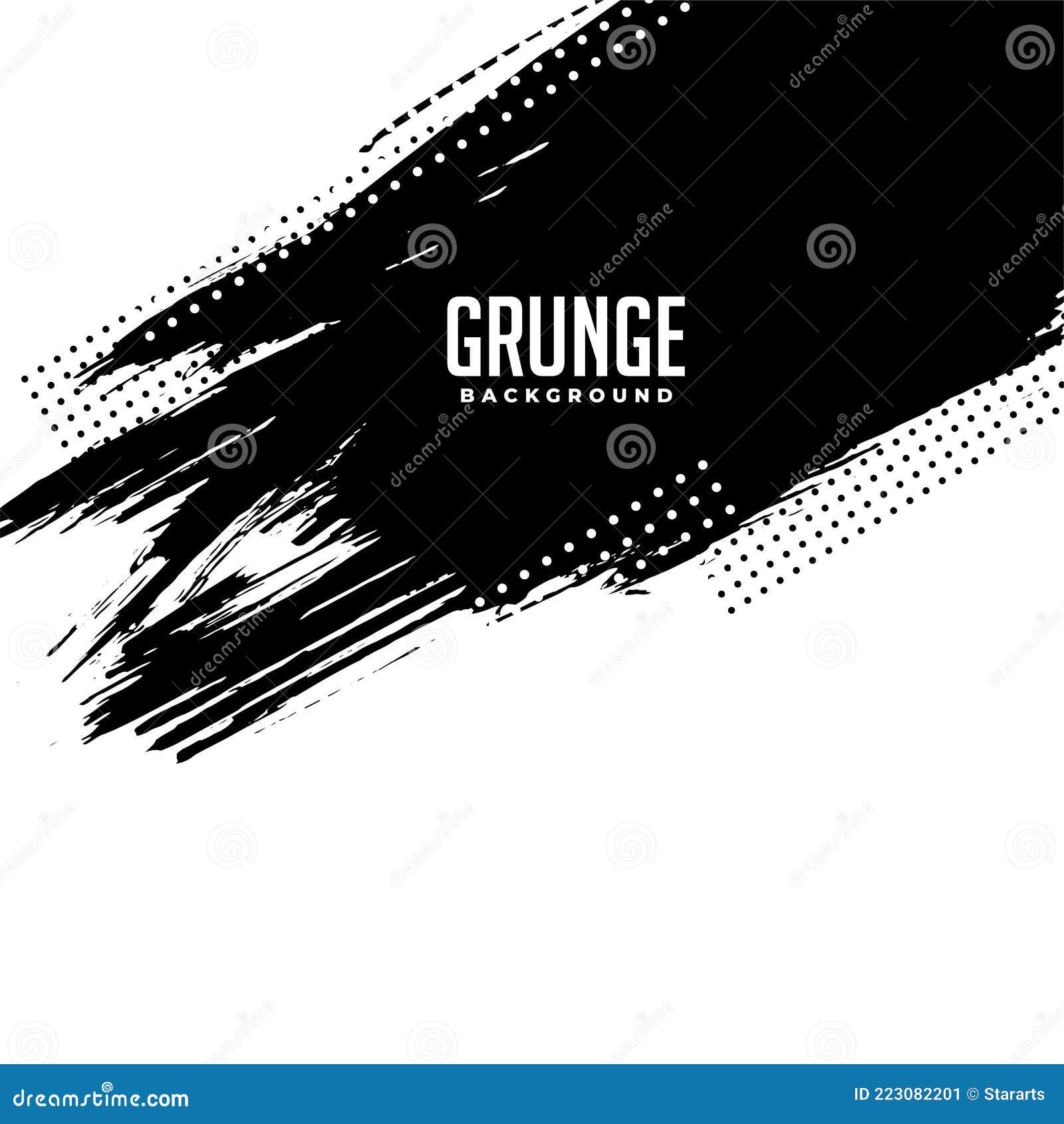 Grunge Background with Halftone Effect Stock Vector - Illustration of ...