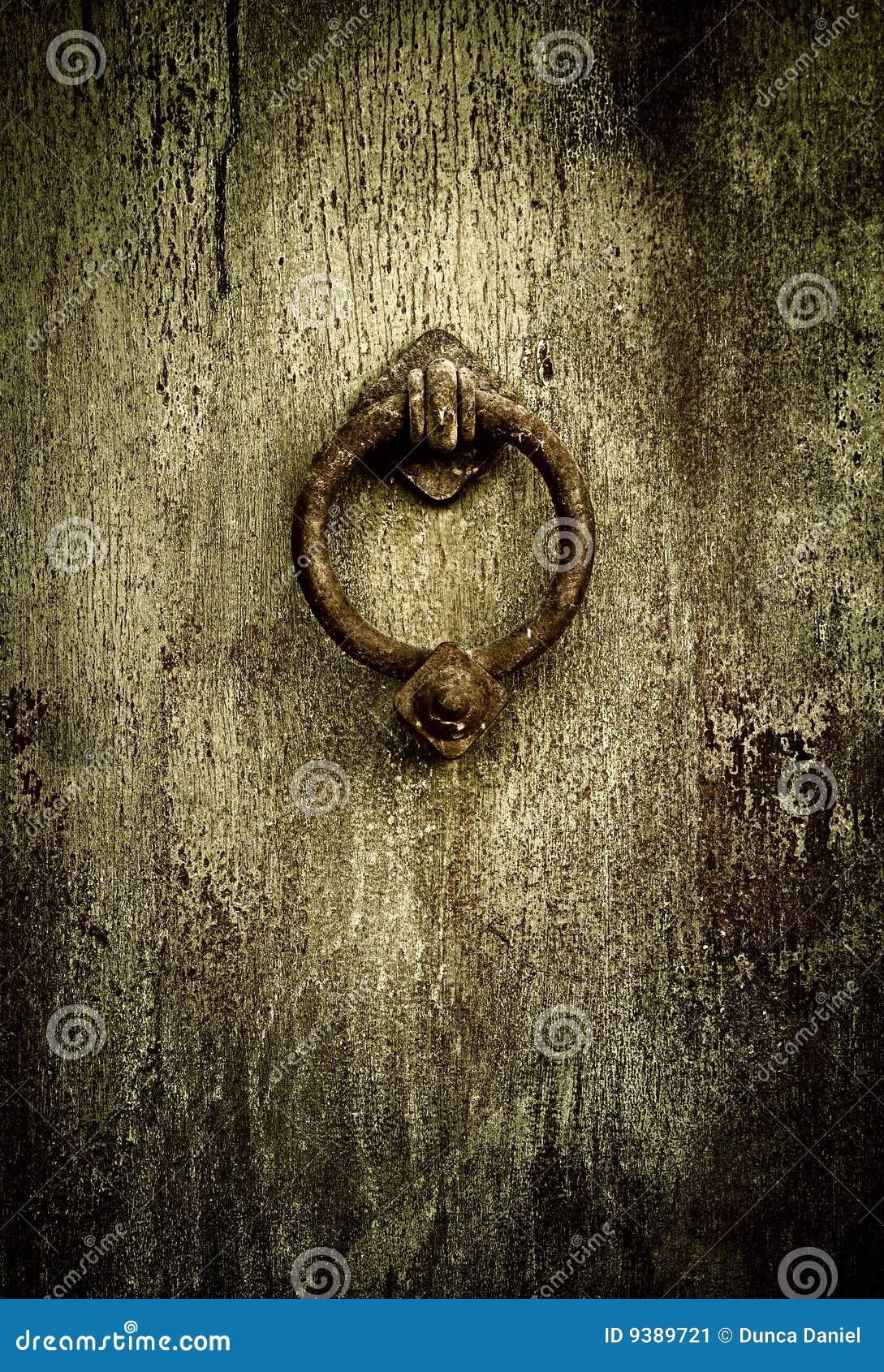 Grunge Background - Rusty Antique Door Knocker Stock Image - Image of ...