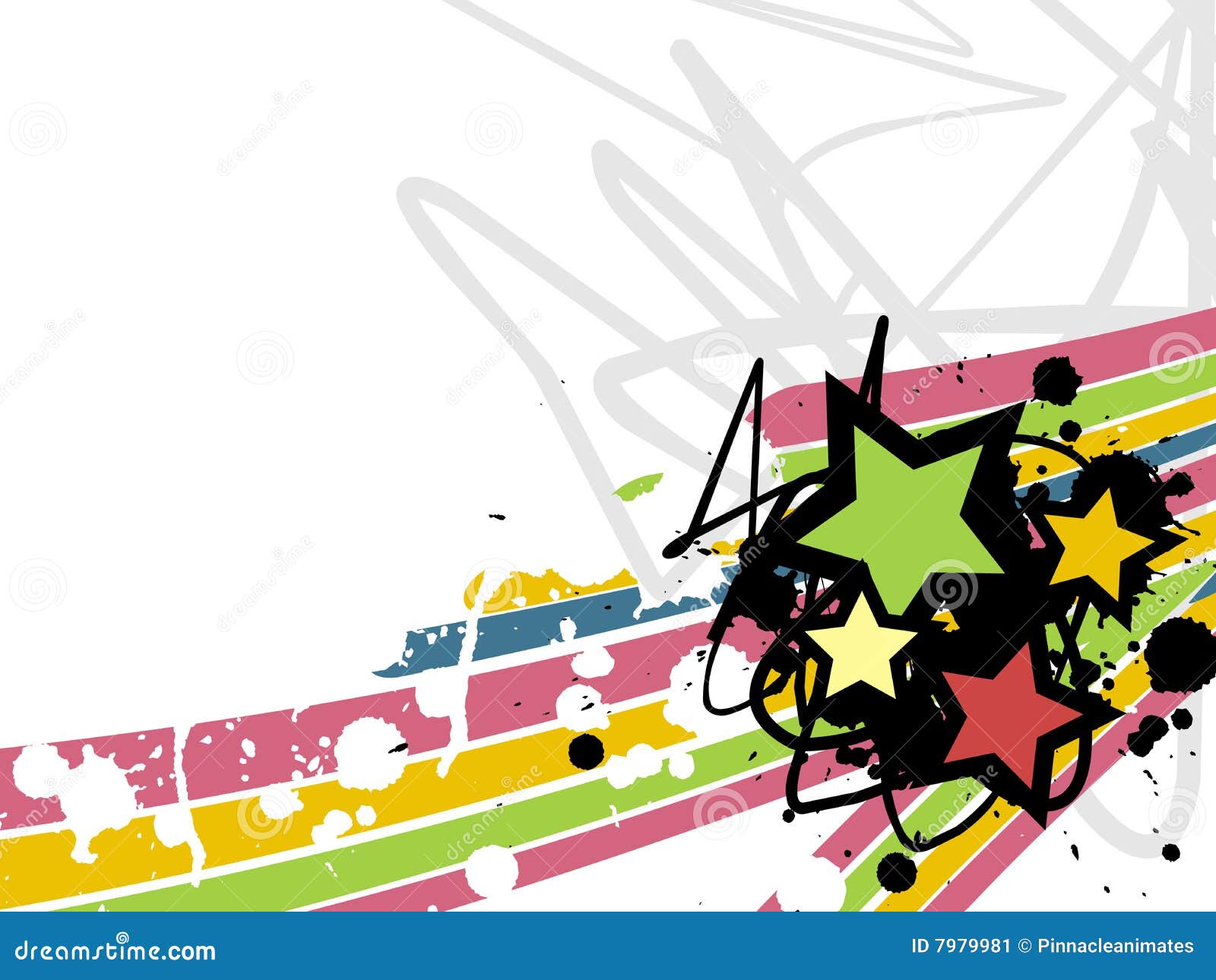 Grunge Background.vector De La Estrella Ilustración del Vector ...