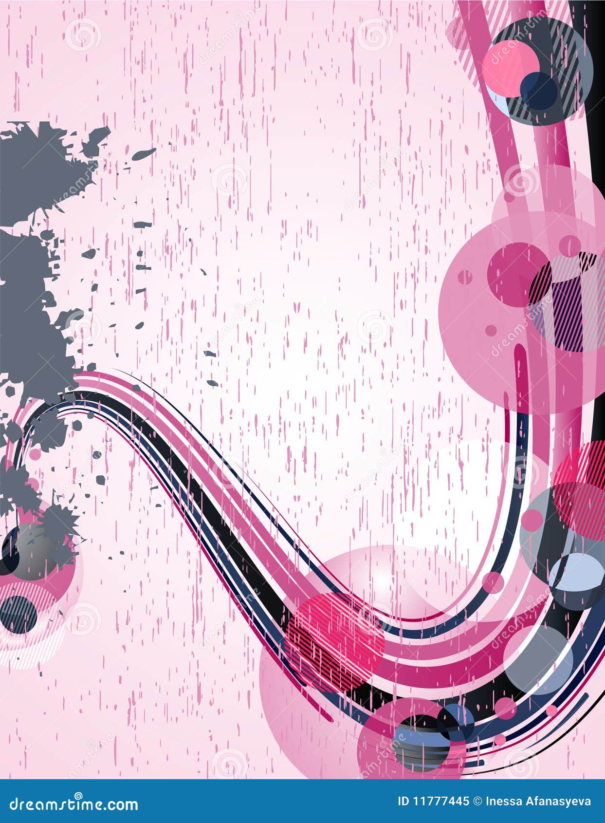 Grunge Background with Waves Stock Vector - Illustration of generated ...