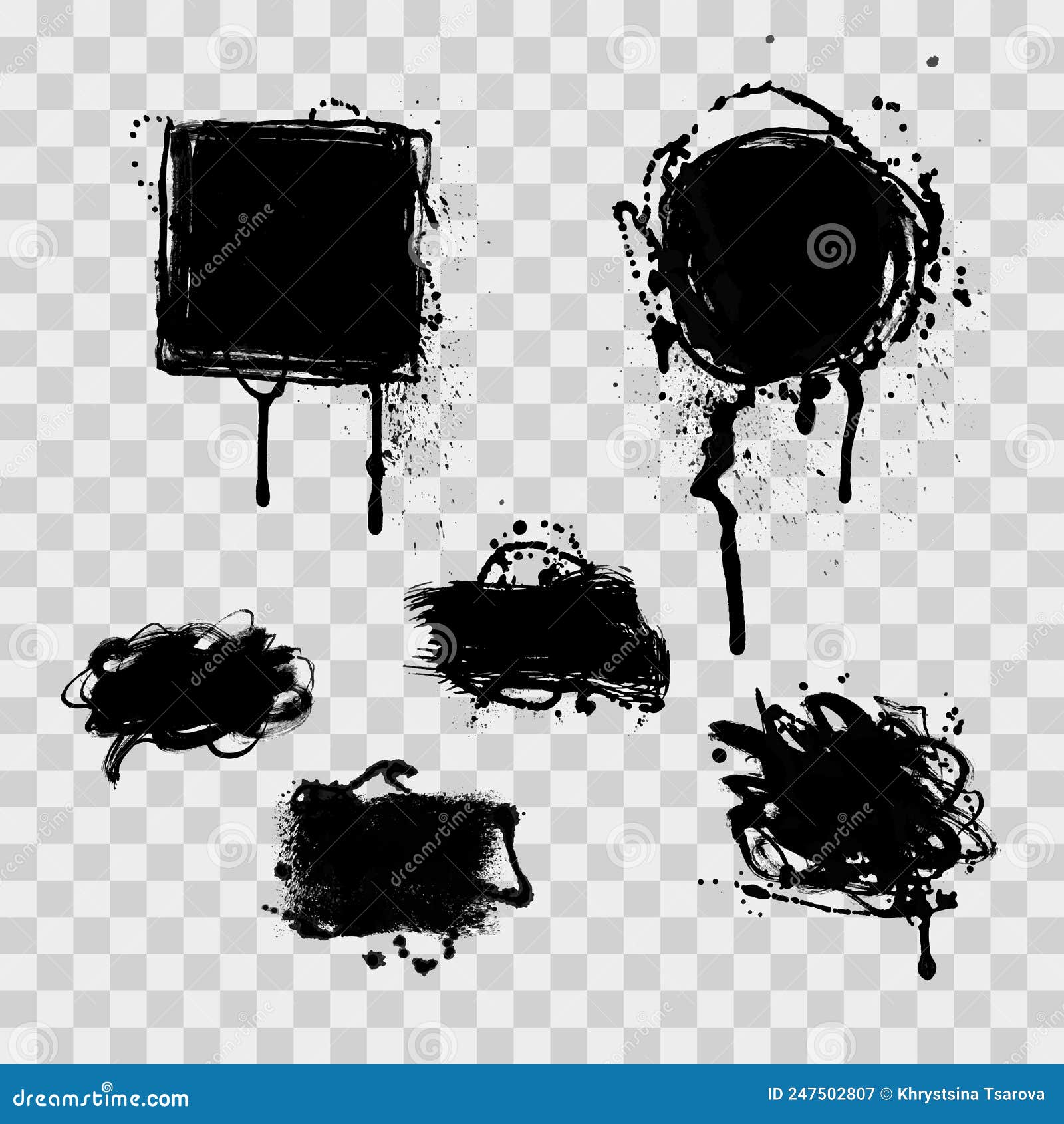 Grunge Backgrounds Hand Drawn Style. Vector Illustration. Stock Vector ...